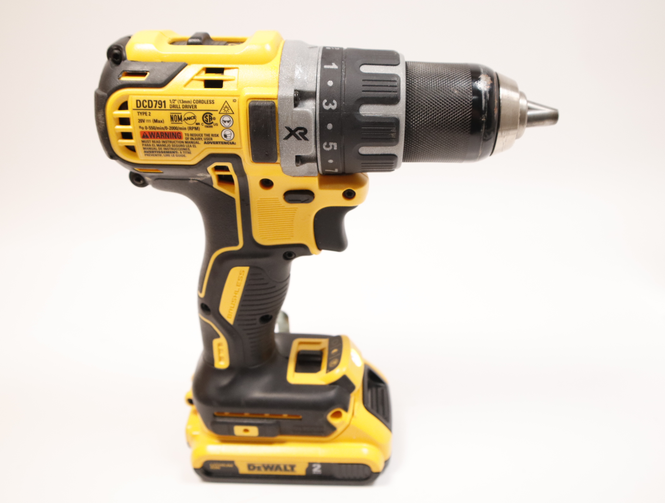 DeWalt DCD791 1/2" 20V Cordless Drill/Driver Kit