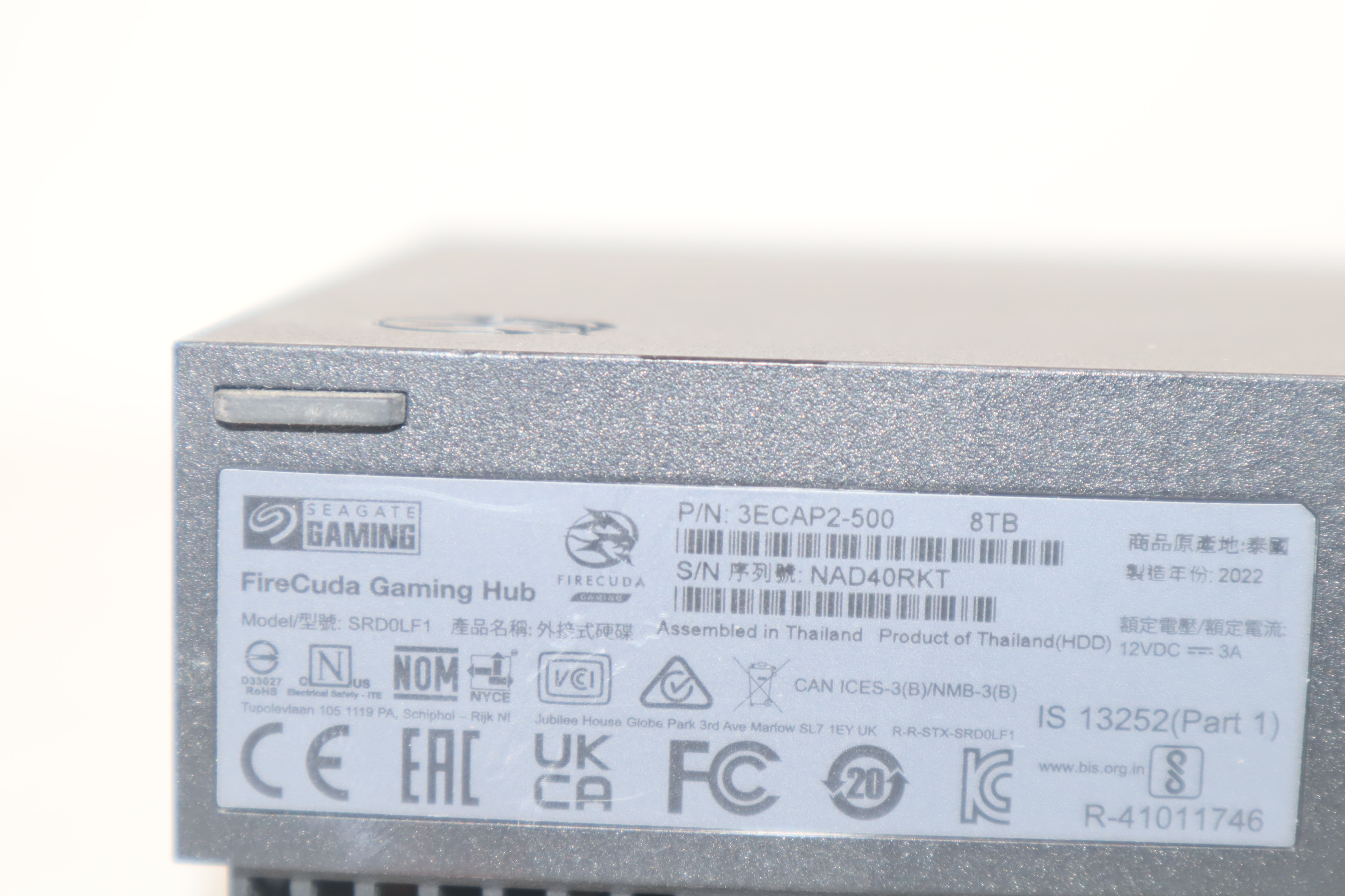 Seagate STKK8000400 FireCuda Gaming Hub 8TB USB External Hard Drive HDD ...