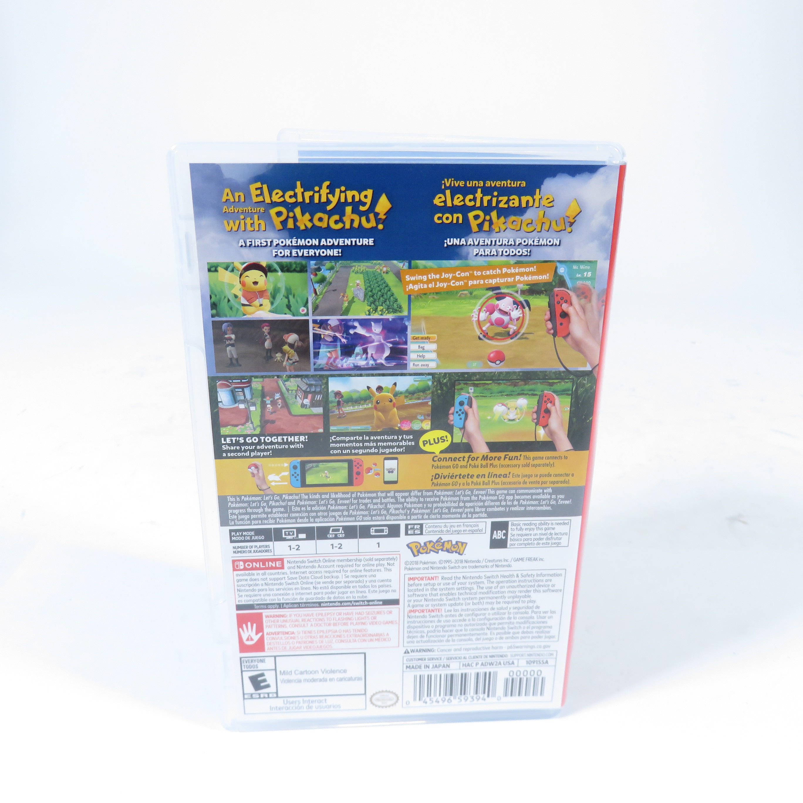 Pokemon Let's Go Pikachu Video Game for the Nintendo Switch