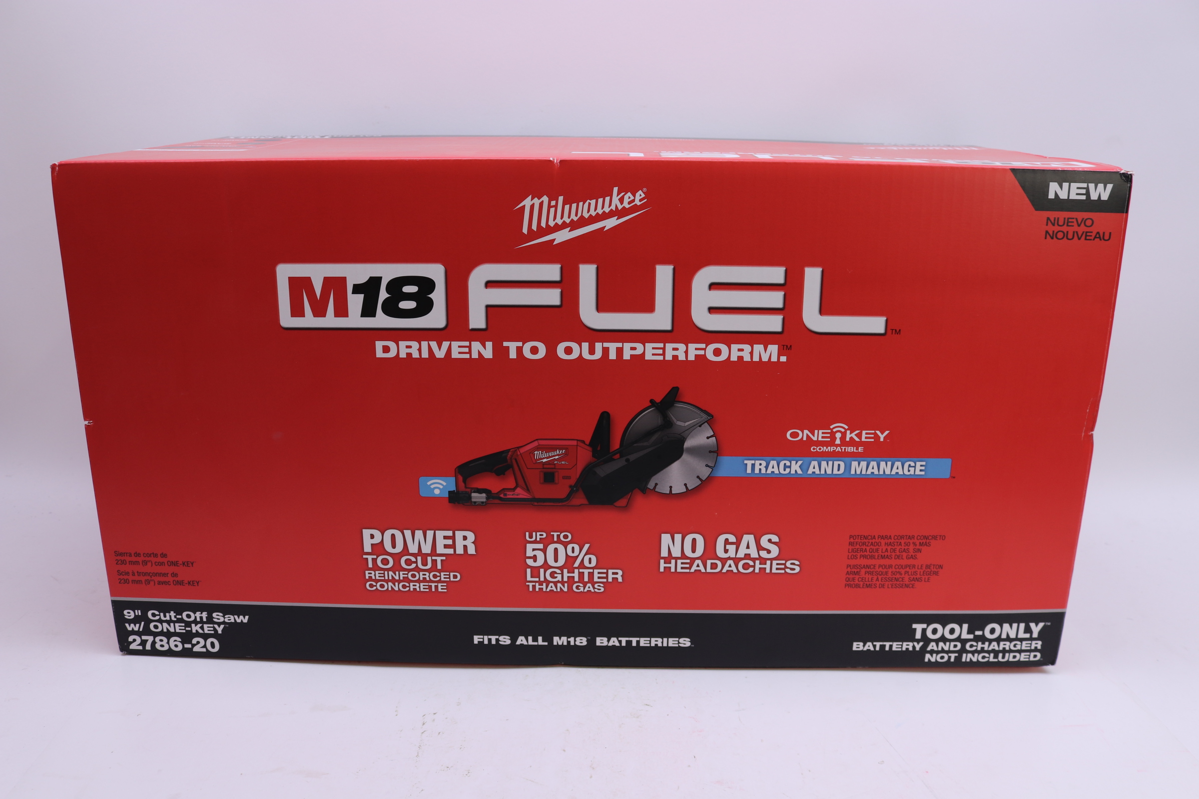 Milwaukee 2786-20 M18 FUEL ONE-KEY 18V Li-Ion Brushless Cordless 9" Cut ...