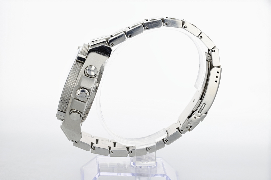 Bulova Icon Precisionist 46mm Black Dial Chronograph Stainless Steel ...