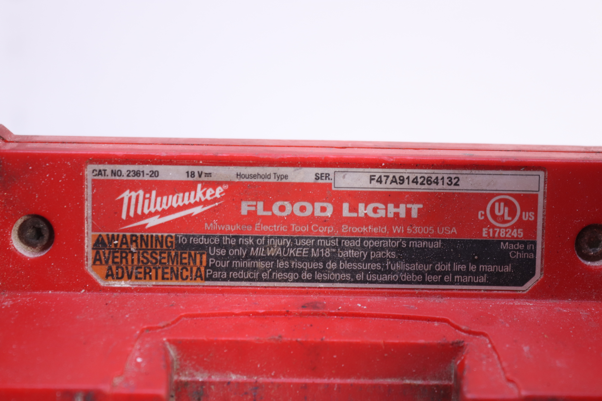 Milwaukee 2361-20 M18 ROVER 18V Lithium-Ion Cordless 1500 Lumens LED ...