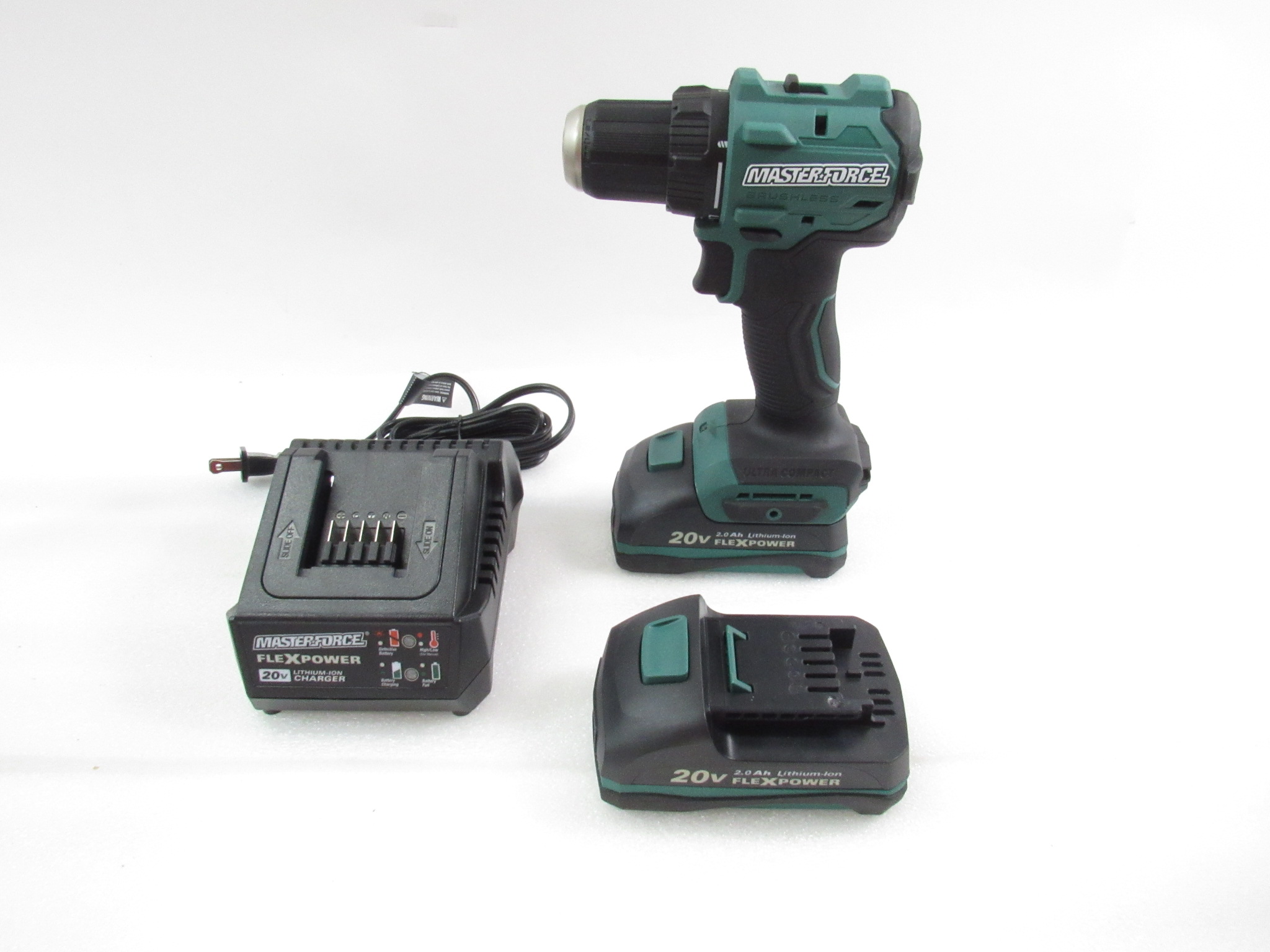 Masterforce 241-0381 20V 1/2" Brushless Cordless Drill/Driver