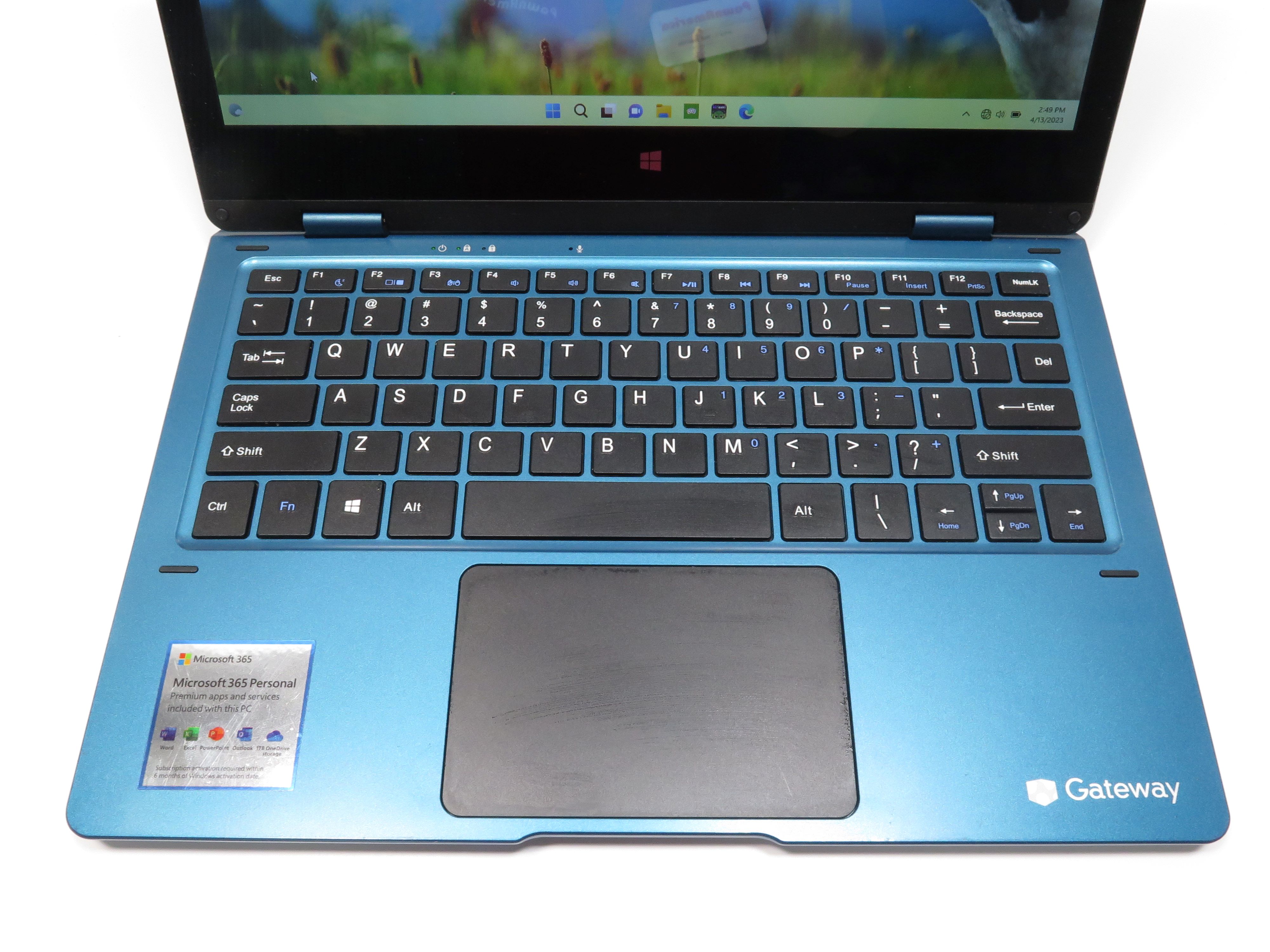 Gateway GWTC116-2BL Intel Celeron N4020 1.10GHz 4GB RAM 64GB SSD 11.6"