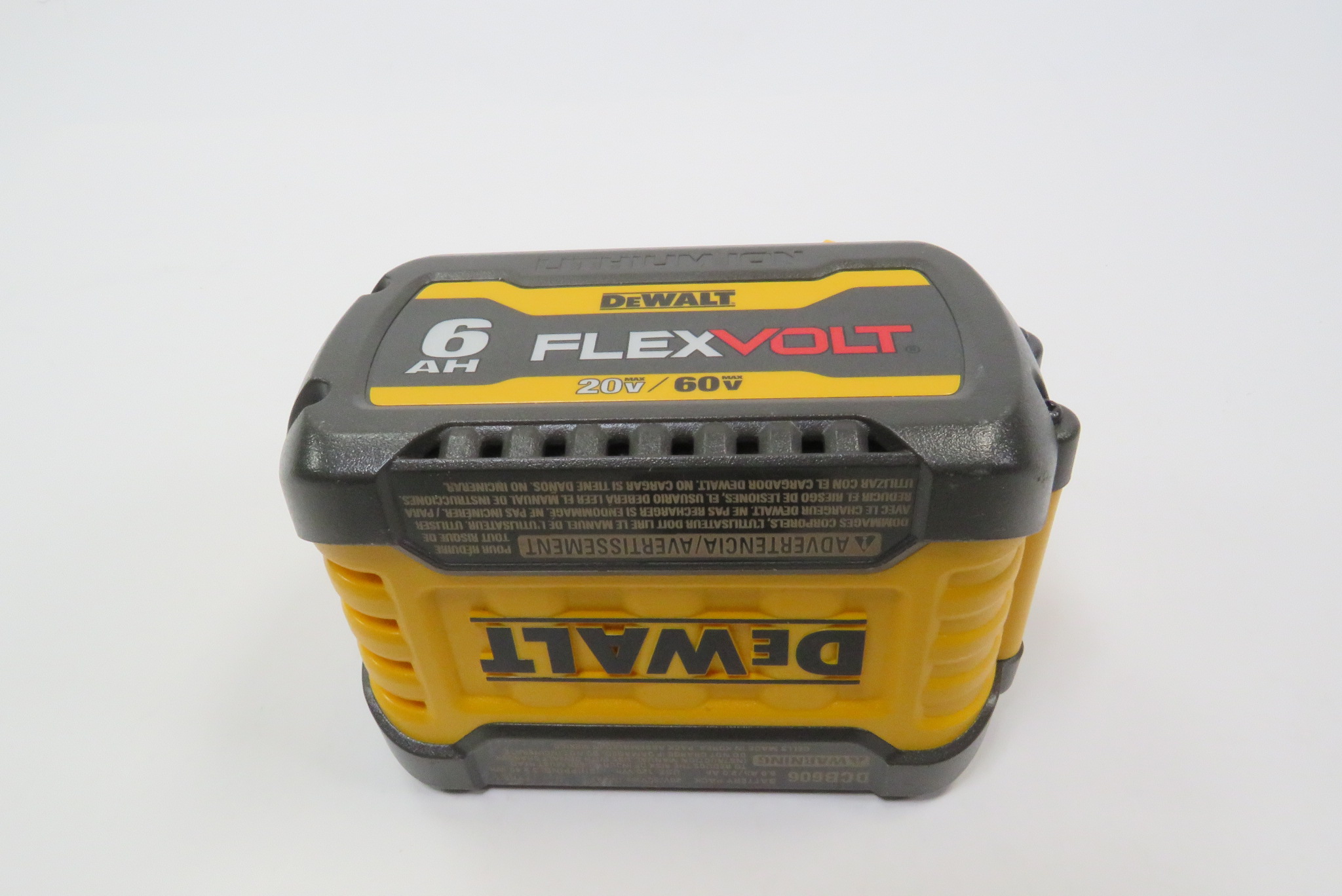 DeWalt DCB606 FLEXVOLT 20V/60V MAX Lithium-Ion 6.0Ah Battery 9516