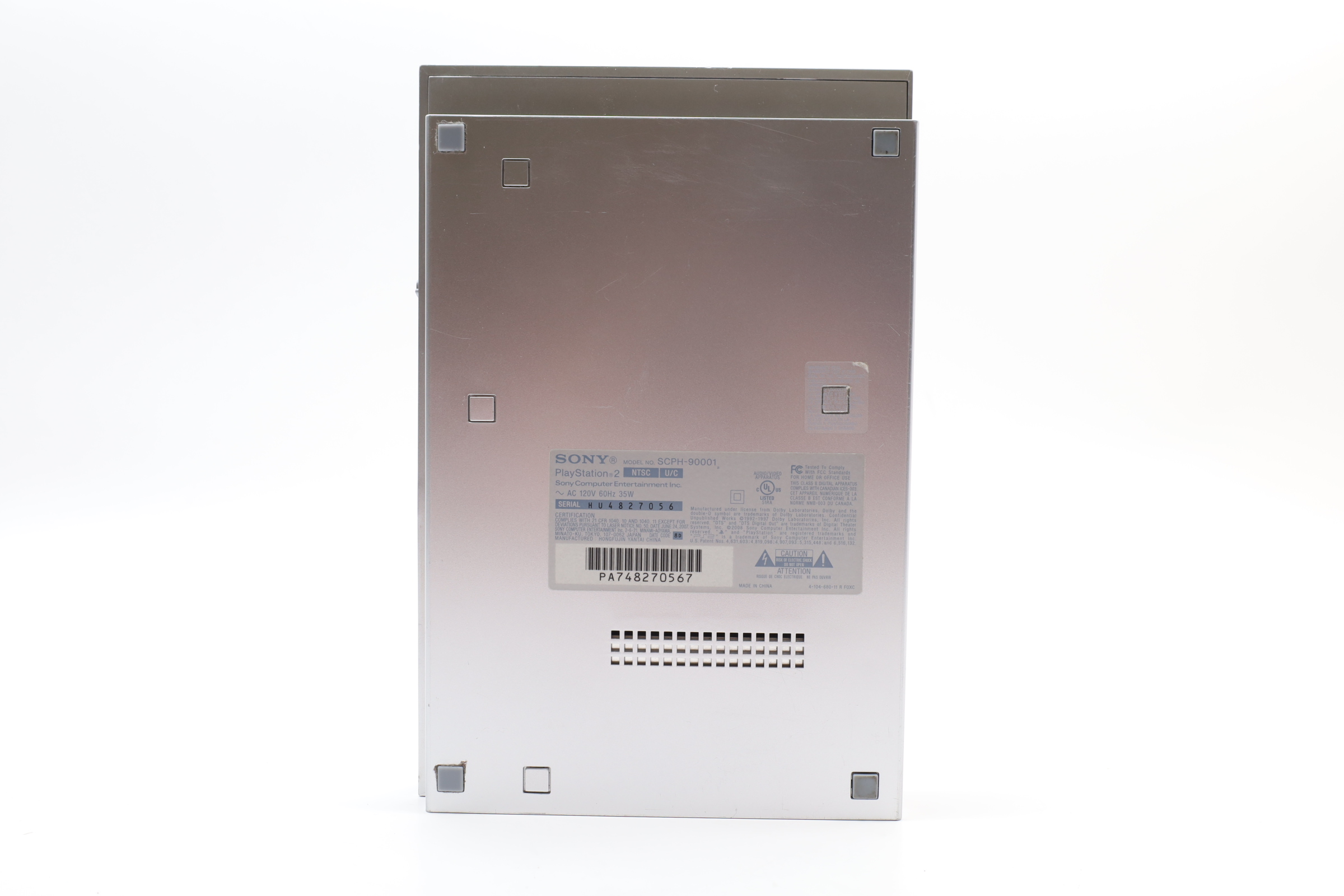 Sony PlayStation 2 Slim SCPH-90001 Video Game Console - Silver (1823)