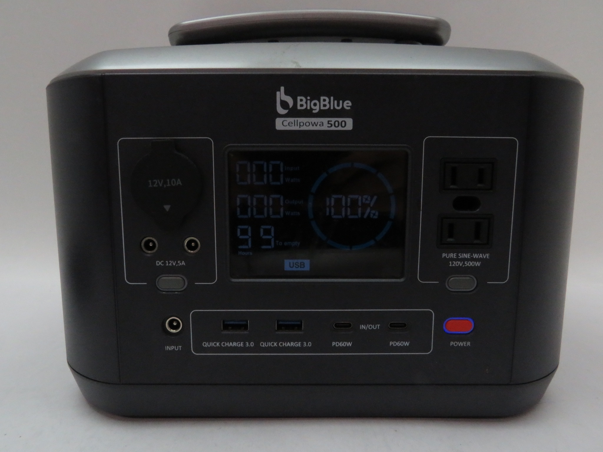 Big Blue CP500 CellPowa 500 Portable Power Station