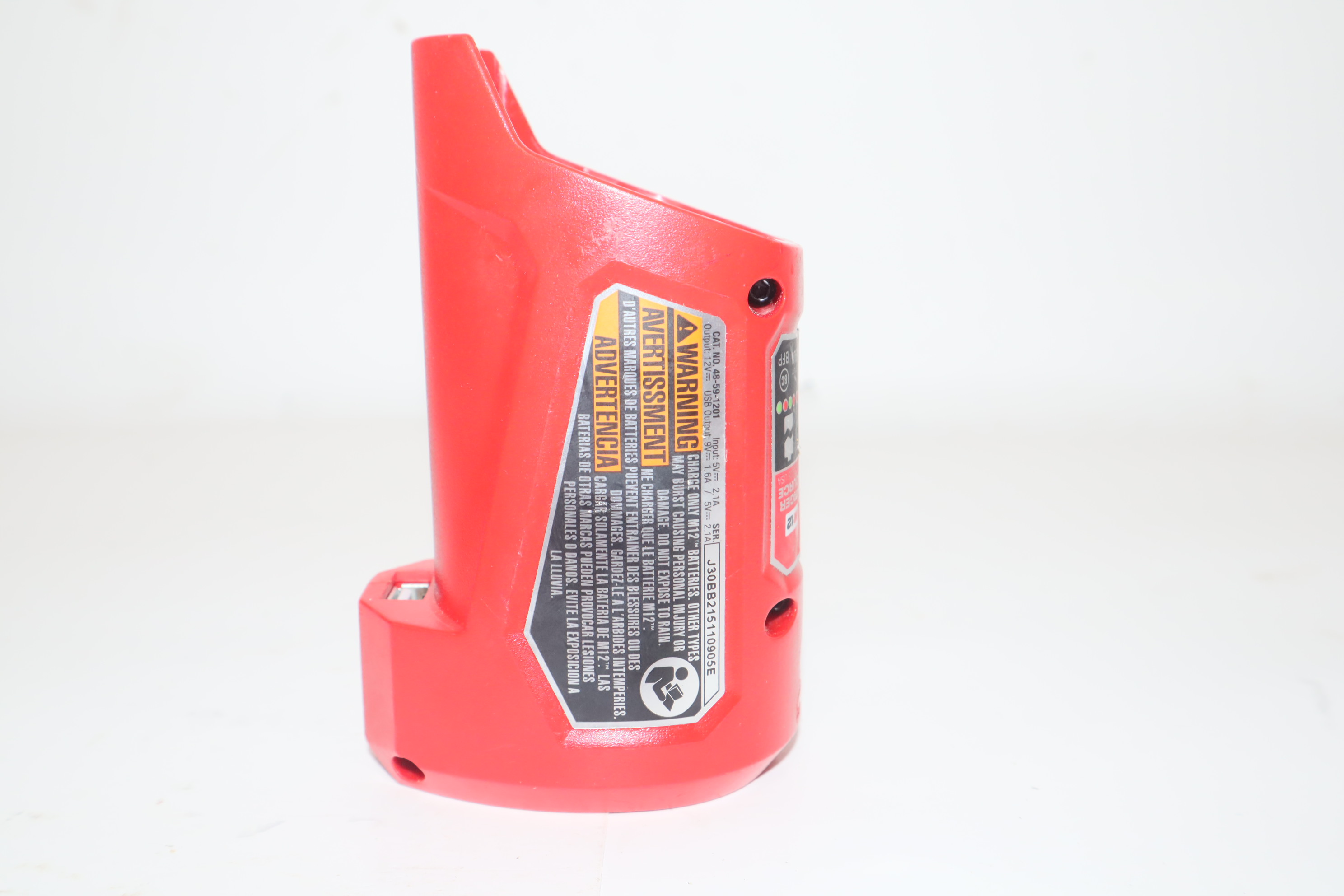 Milwaukee 48-59-1201 M12 Charger 905E & 48-11-2440 M12 REDLITHIUM XC ...