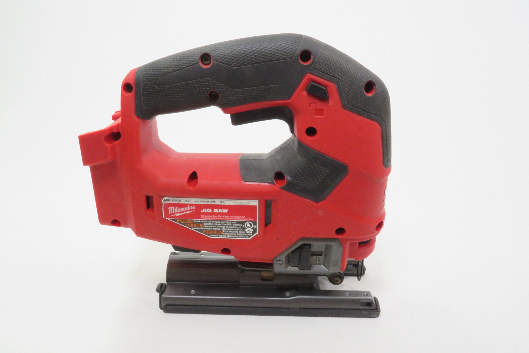 Milwaukee 2737-20 M18 FUEL 18-Volt Lithium-Ion Brushless Cordless Jig Saw