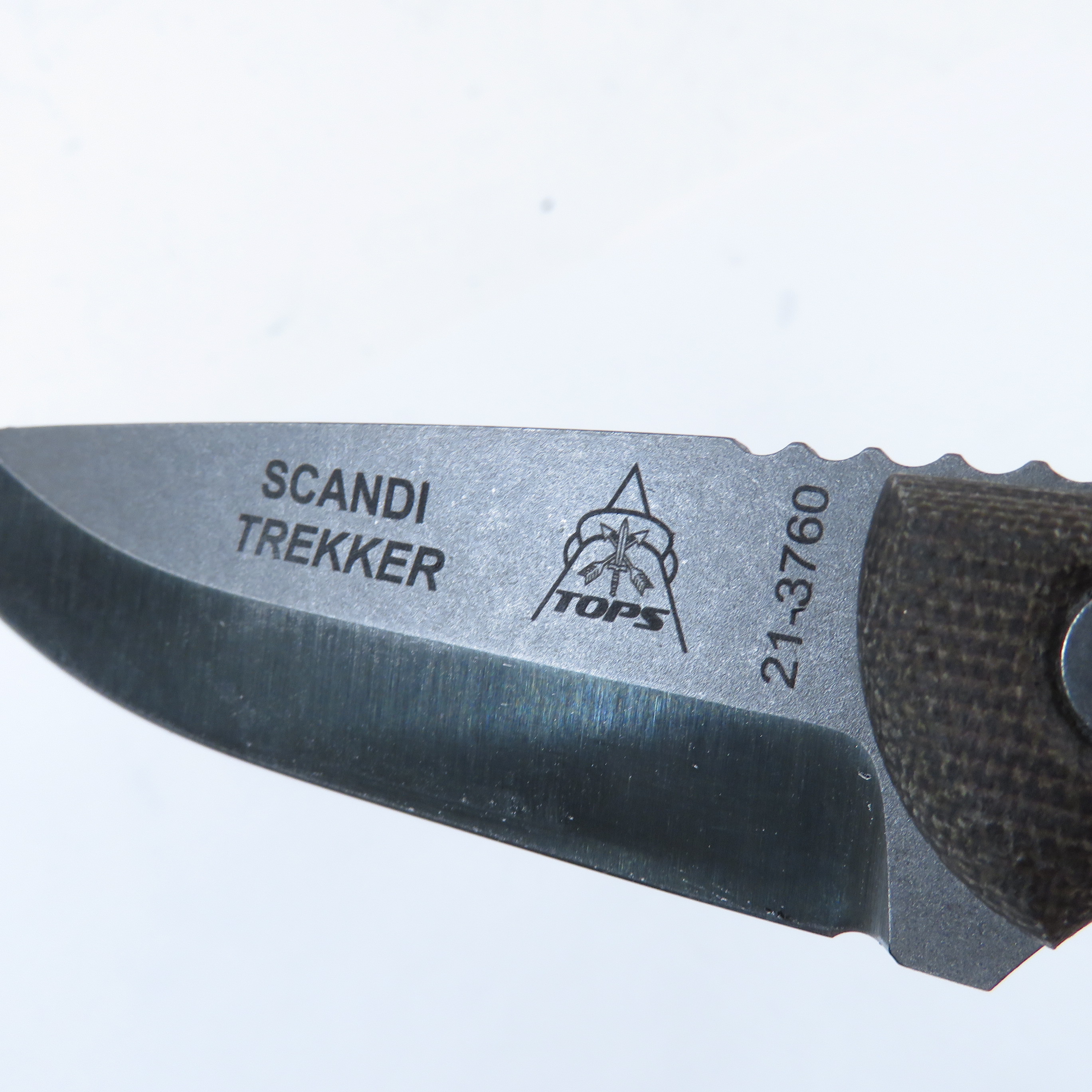 TOPS Knives Scandi Trekker 3.63" Steel Fixed Blade Hunting Knife
