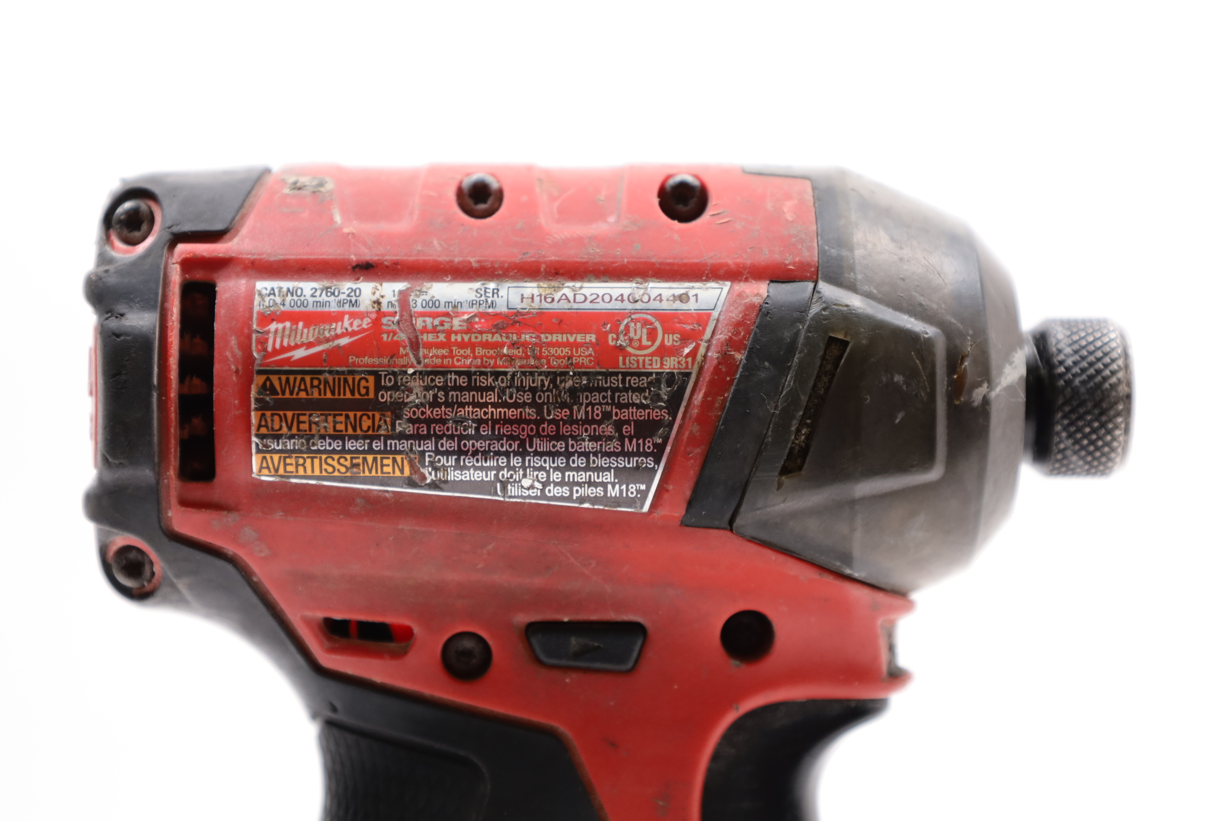 Milwaukee 2760-20 FUEL SURGE 18V Brushless Cordless 1/4" Hex Impact Driver