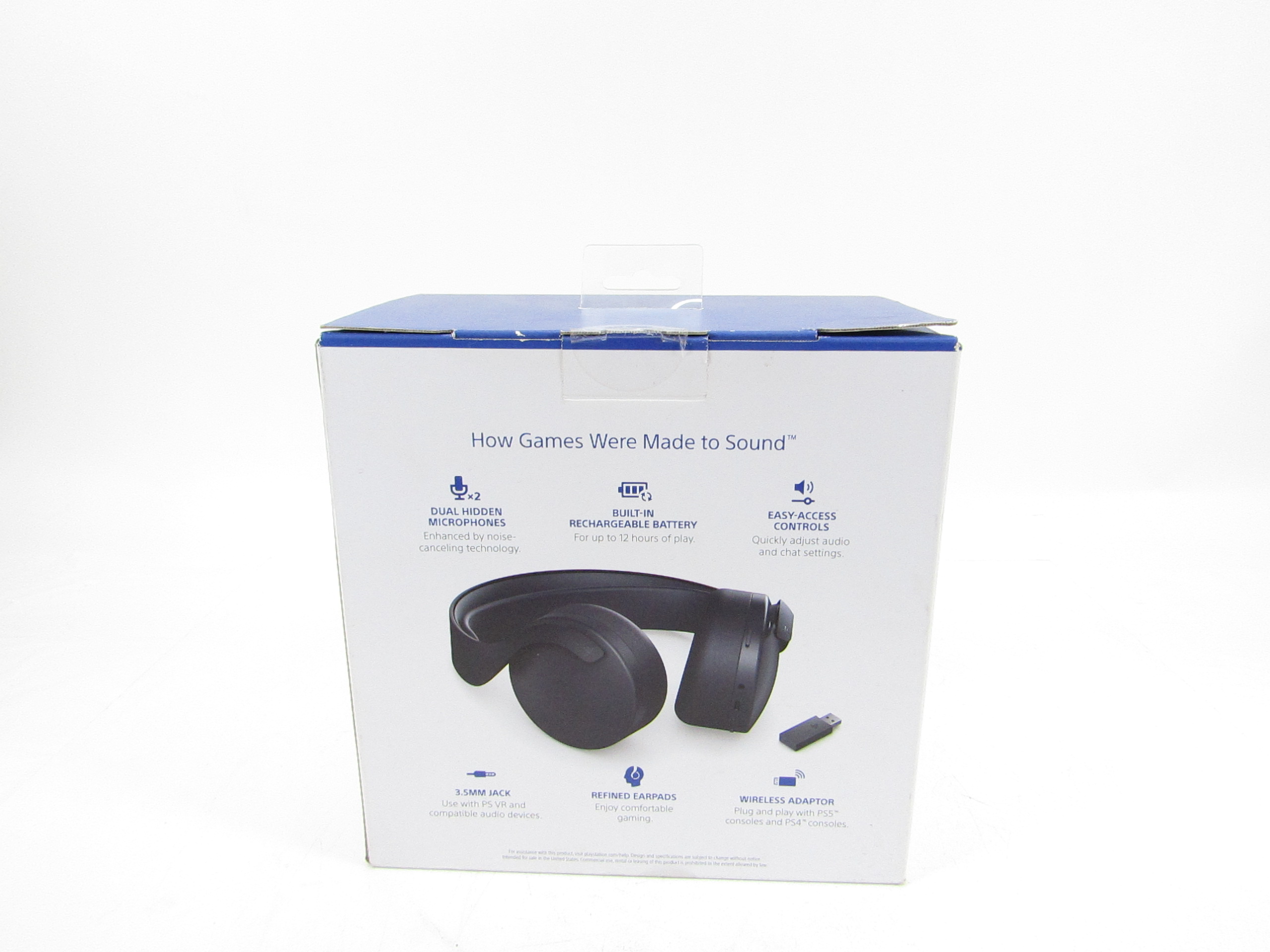 Sony Pulse 3d Cfi Zwh1 Playstation 5 Rechargeable Wireless Gaming Headset