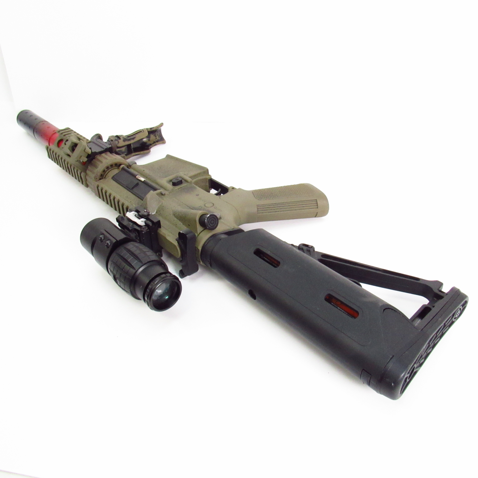 Lancer Tactical 6mm Cal BB Gun Green Airsoft Rifle - Local Pick-Up Only
