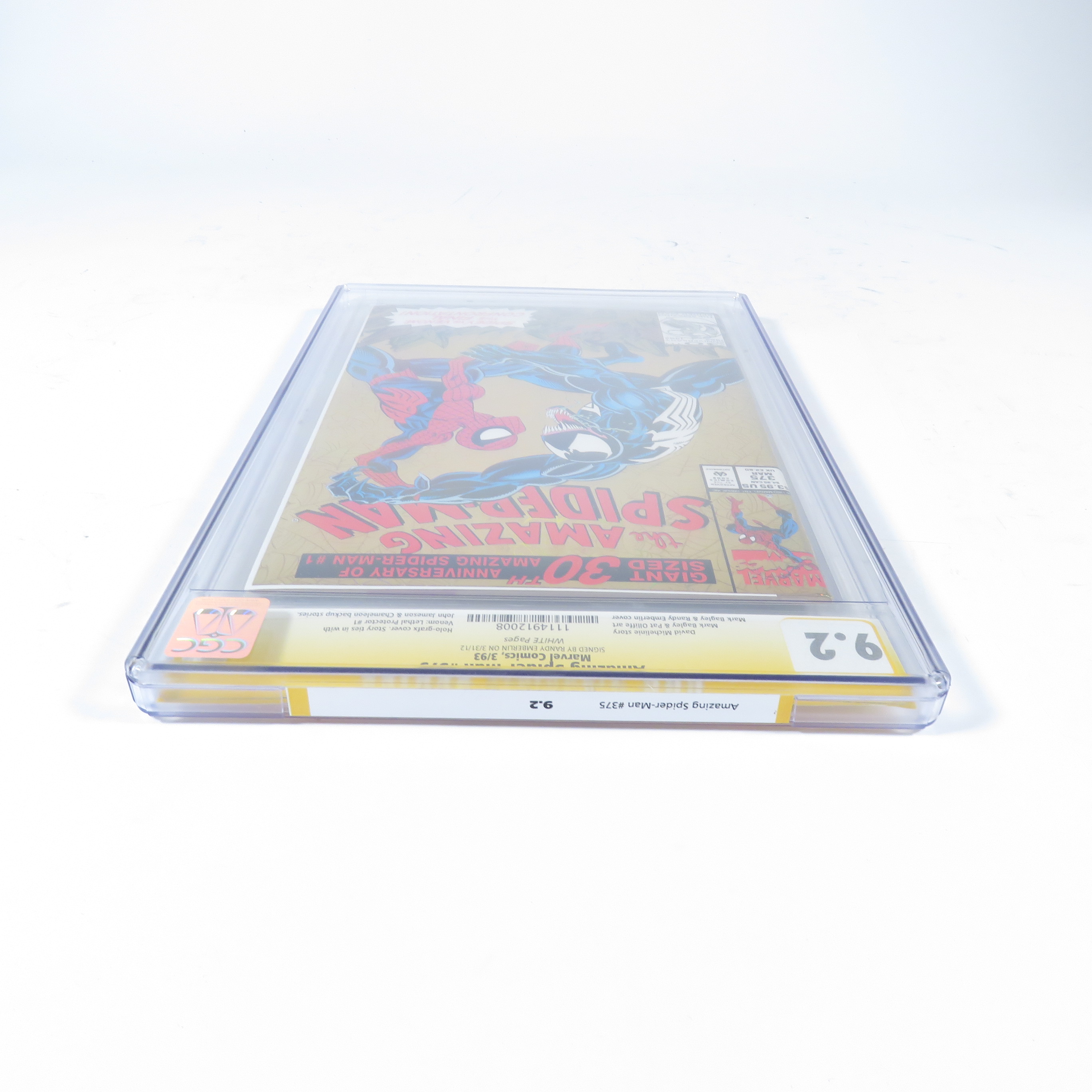 Amazing Spider-Man #375 (1993) Randy Emberlin Signed 9.2 CGC Graded ...