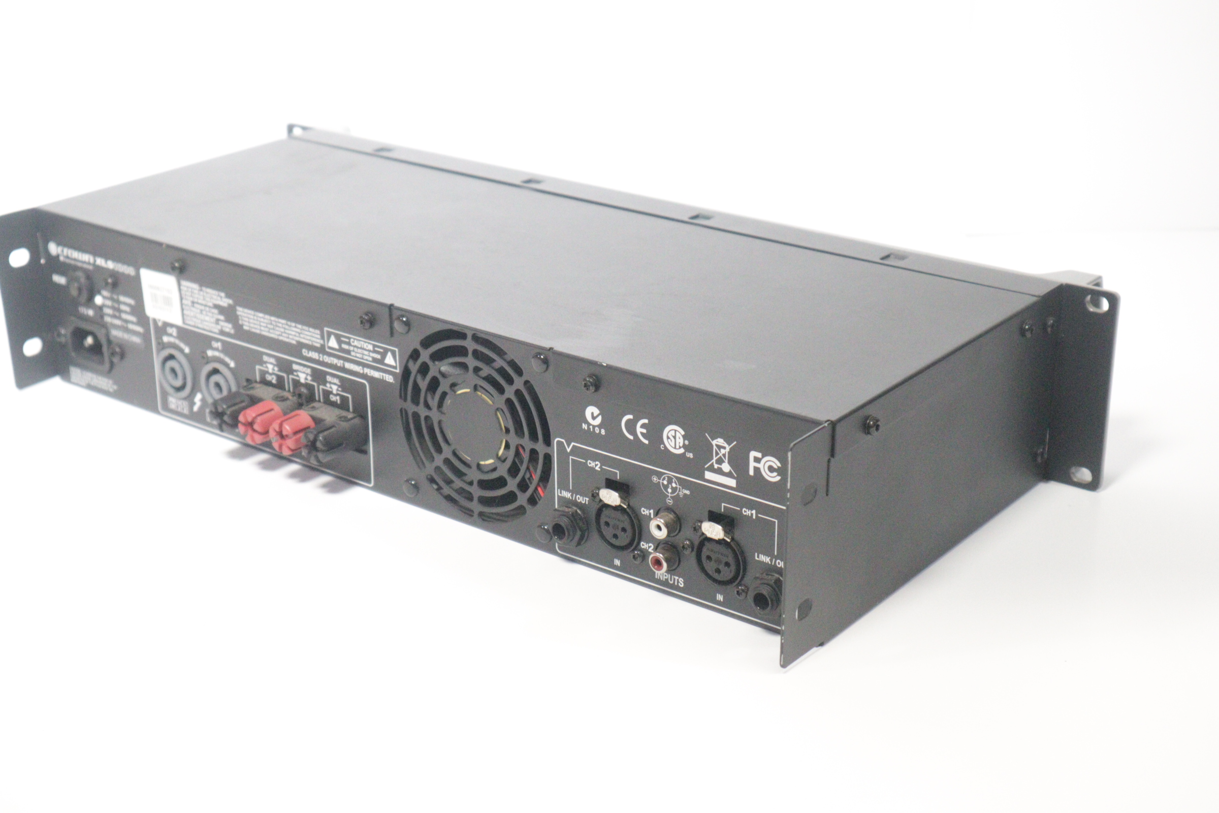 Crown XLS1000 High-Density 2-Channel 350-Watt @ 4 Ohms Power Amplifier 7103