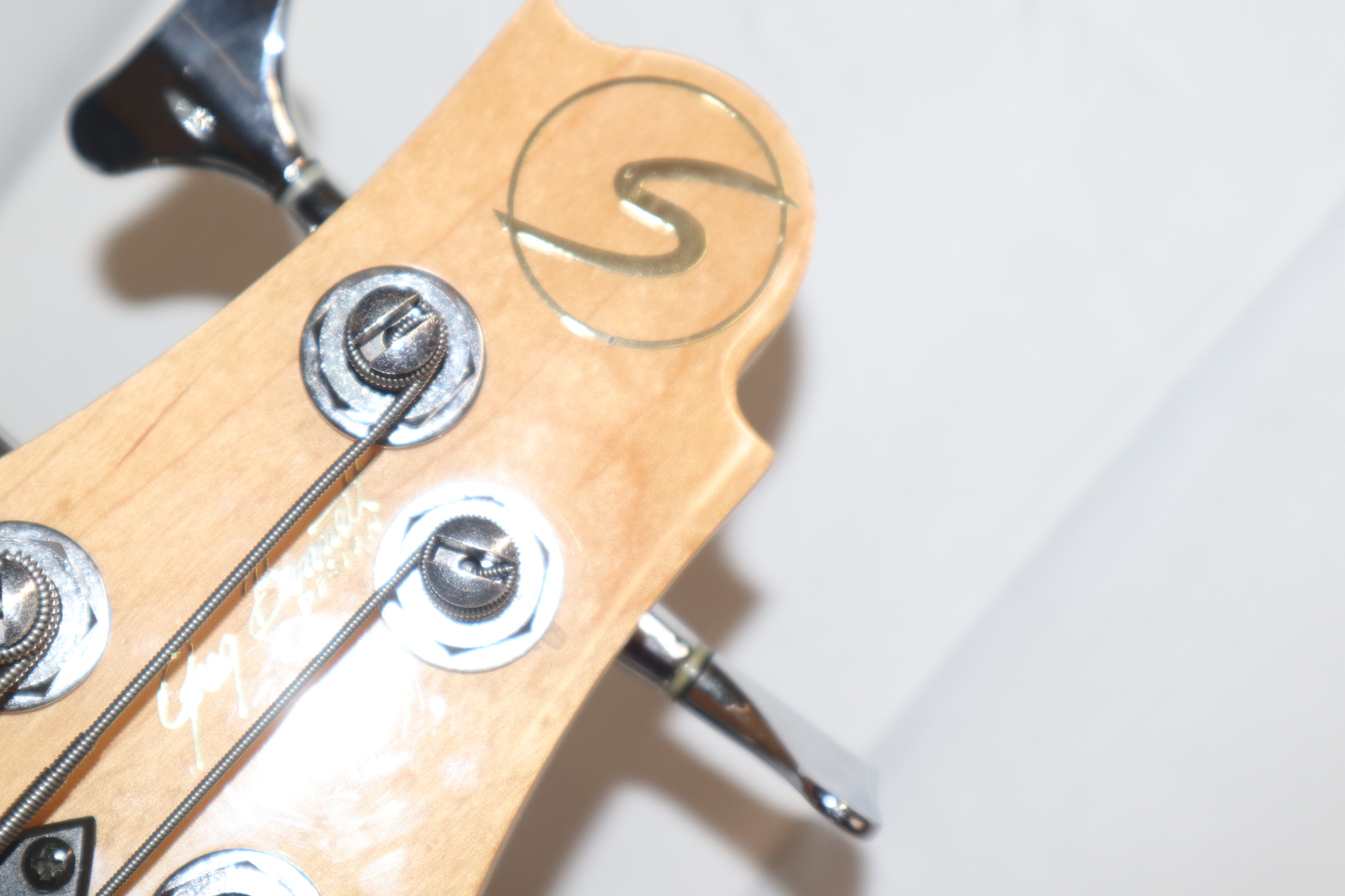 Corsair Samick Greg Bennett Design Black & White 4-String Electric Bass ...