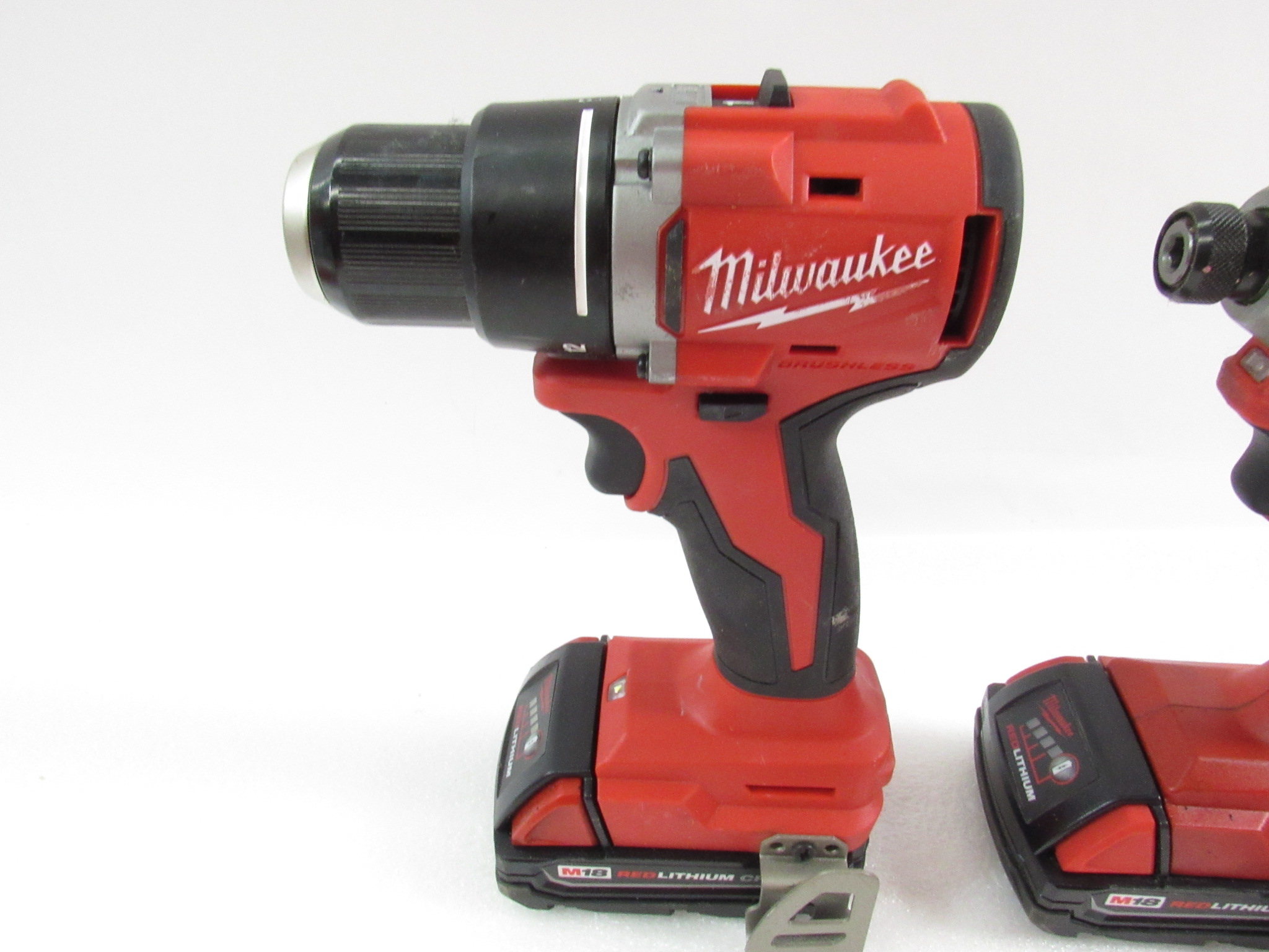 Milwaukee 3601-20 18 Volt 1/2" Drill Driver 3650-20 18 Volt 1/4" Impact ...