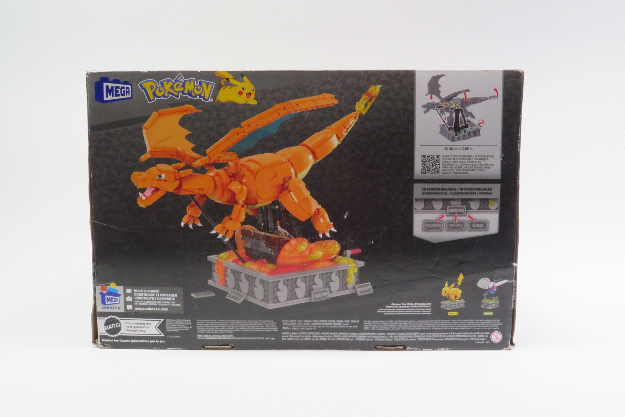 MEGA Pokemon Motion Charizard 1664-Piece Action Figure Building Toy
