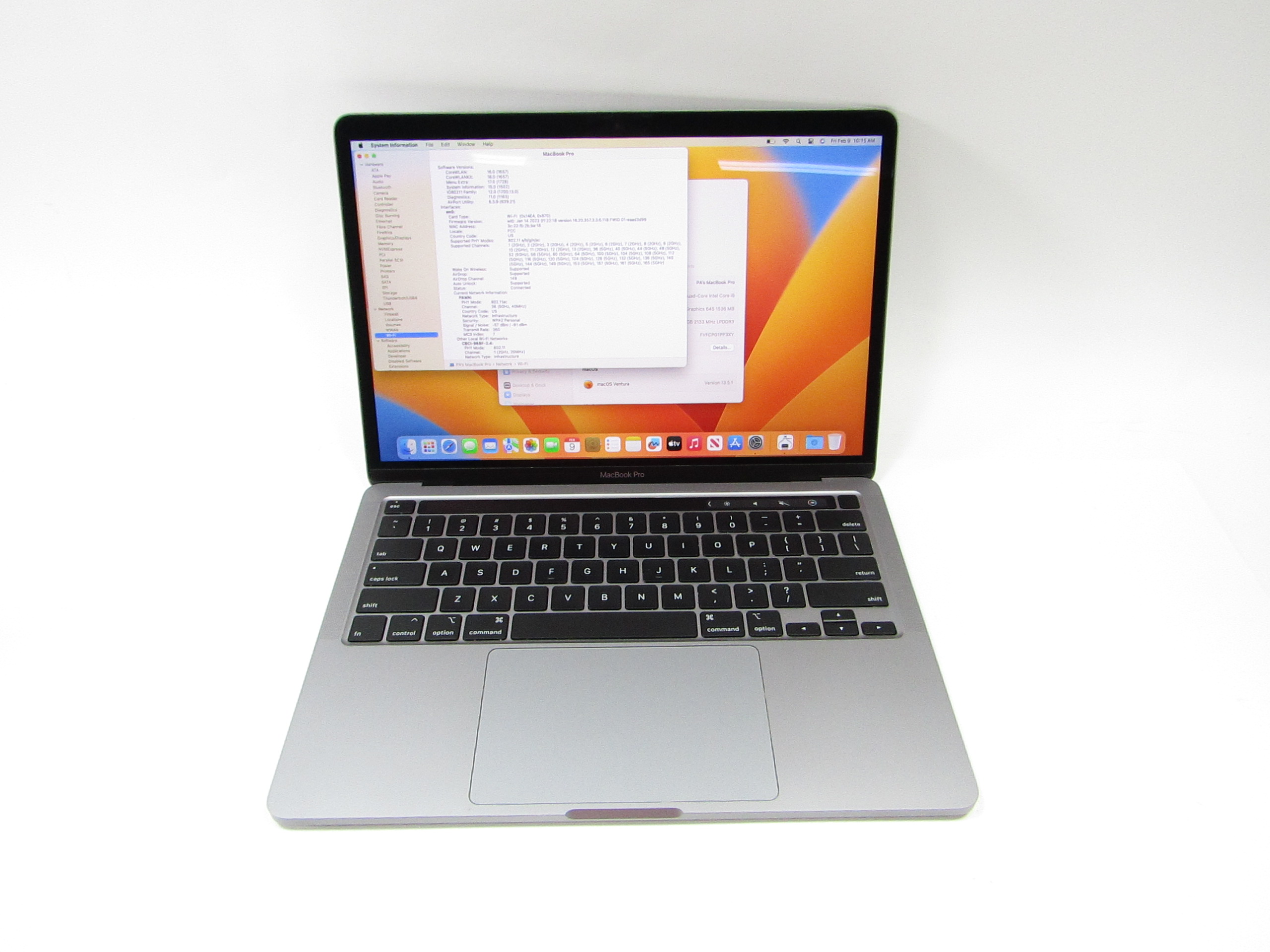 Apple MacBook Pro 2020 MXK62LL/A Core i5-8257U 1.4GHz 8GB RAM 256GB SSD ...