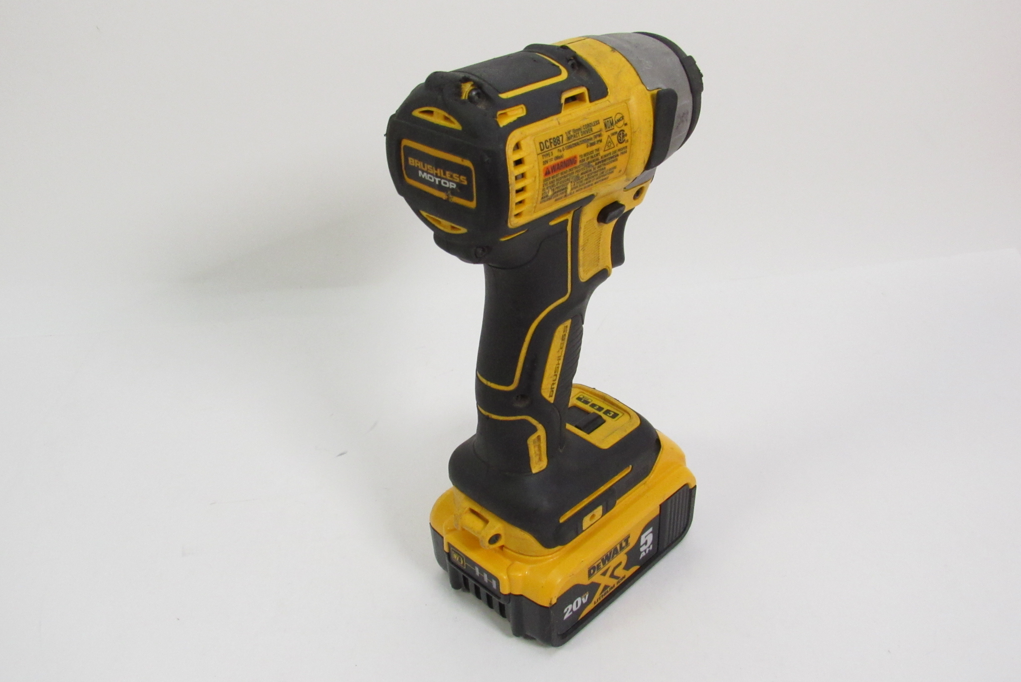 DeWalt DCF887 20V MAX XR Brushless 3-Speed 1/4" Drive Cordless Impact ...