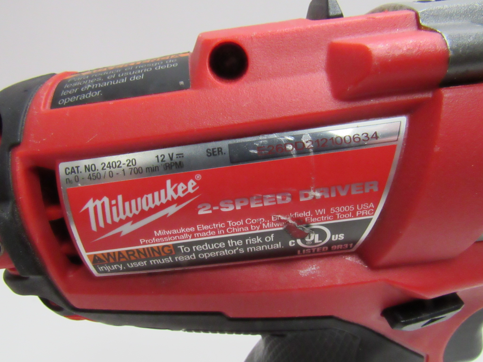 Milwaukee 2402-22 - M12 FUEL 1/4" Hex 2-Speed Screwdriver Kit