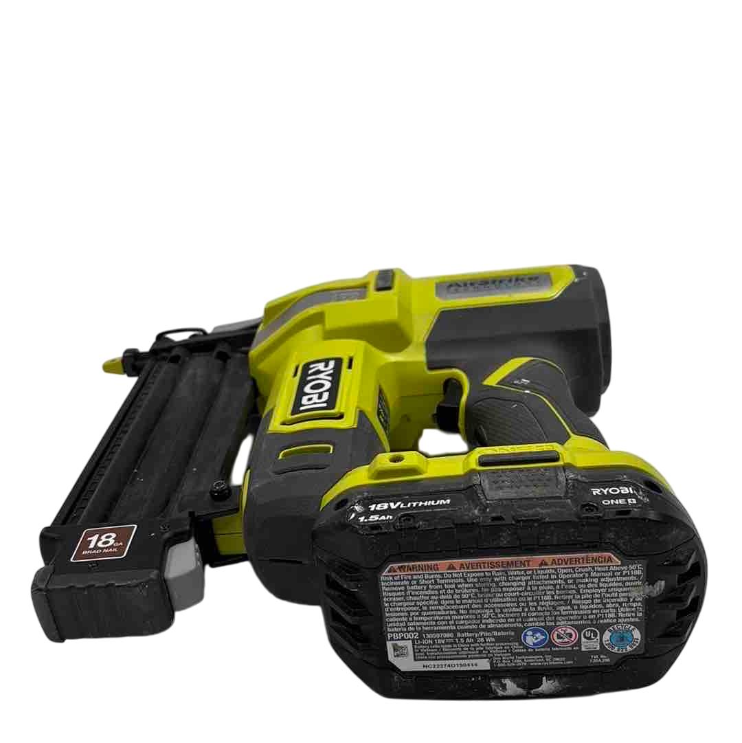Ryobi P321 ONE+ 18V 18-Gauge Cordless AirStrike Brad Nailer 3749