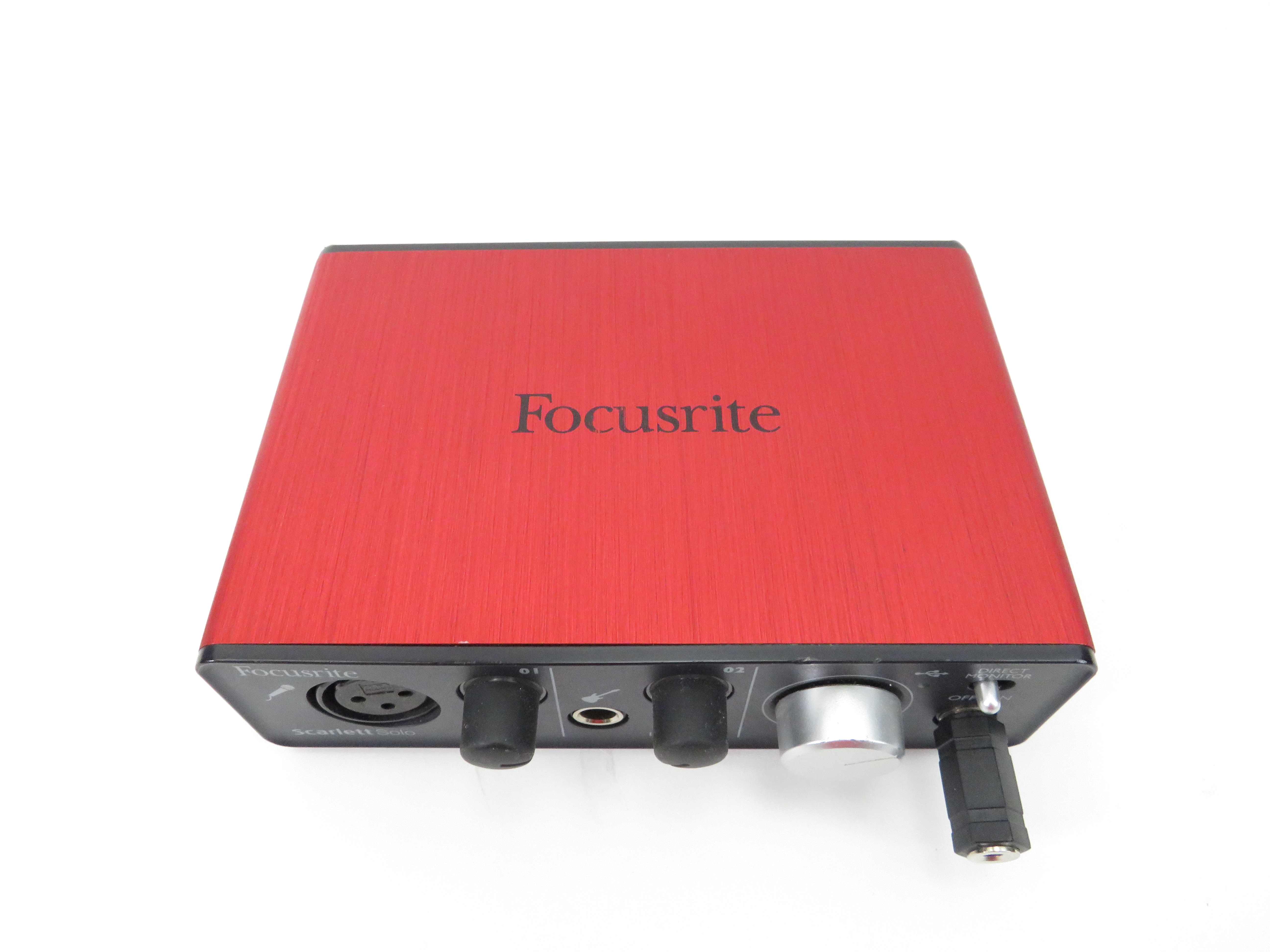 Focusrite Scarlett Solo USB Audio Interface MOSC00009