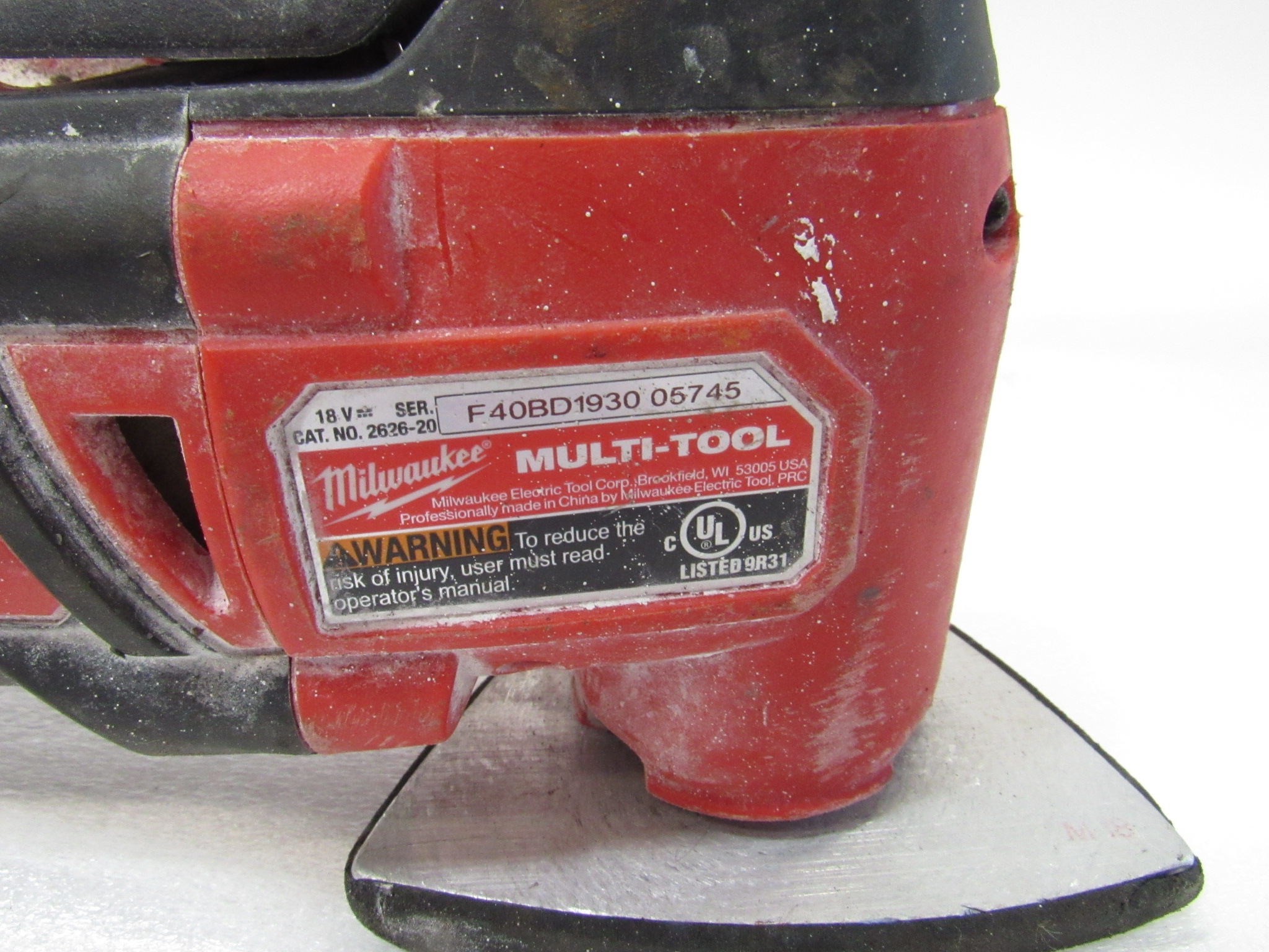 Milwaukee 2626-20 Cordless Oscillating Multi-Tool Body Only