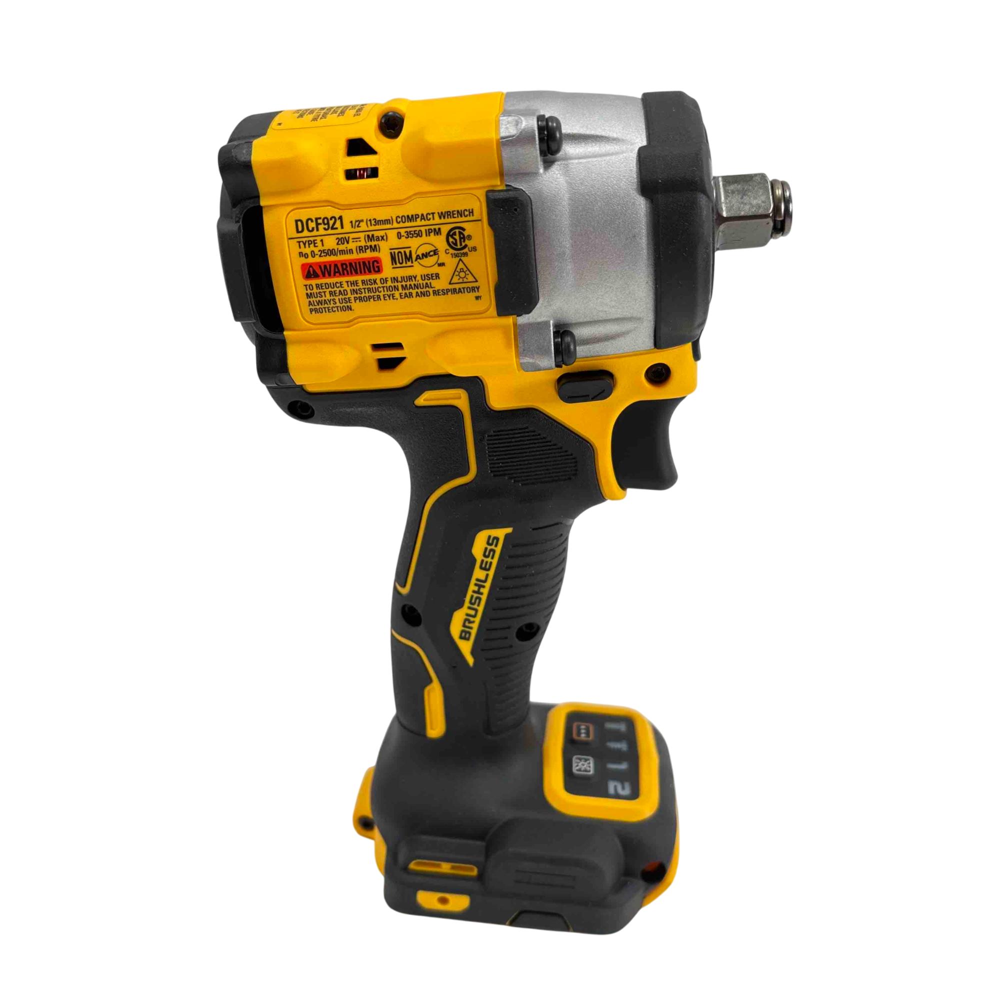 DeWalt DCF921 1/2" (13mm) 20V MAX Brushless Compact Impact Wrench Kit