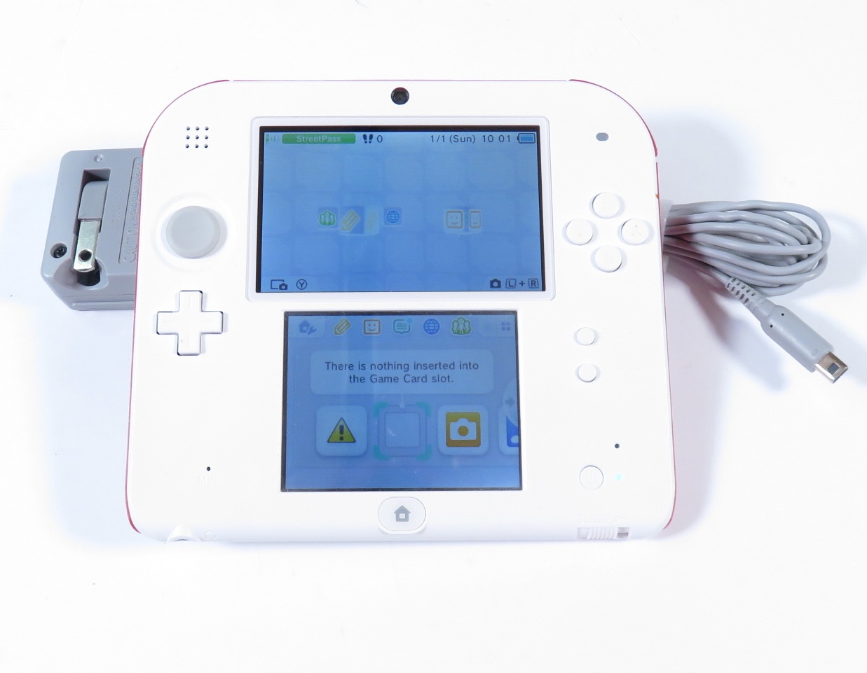 Nintendo 2DS FTR-001 Dual Screen 2D Handheld Video Game Console 6626