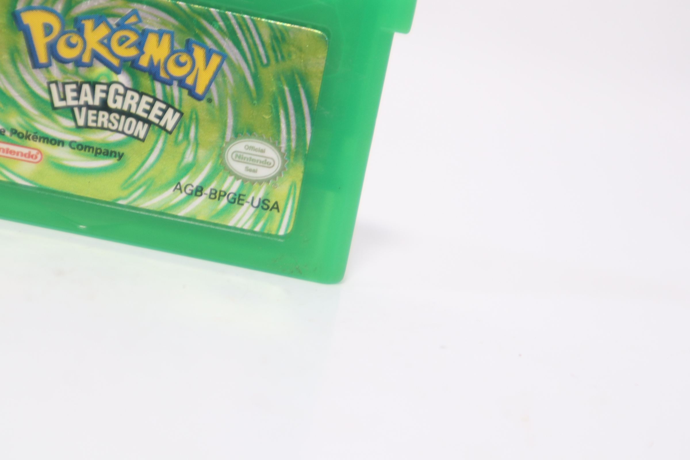 Pokemon Game Boy Advanced Leaf Green Version AGB-BPGE-USA Video Game ...