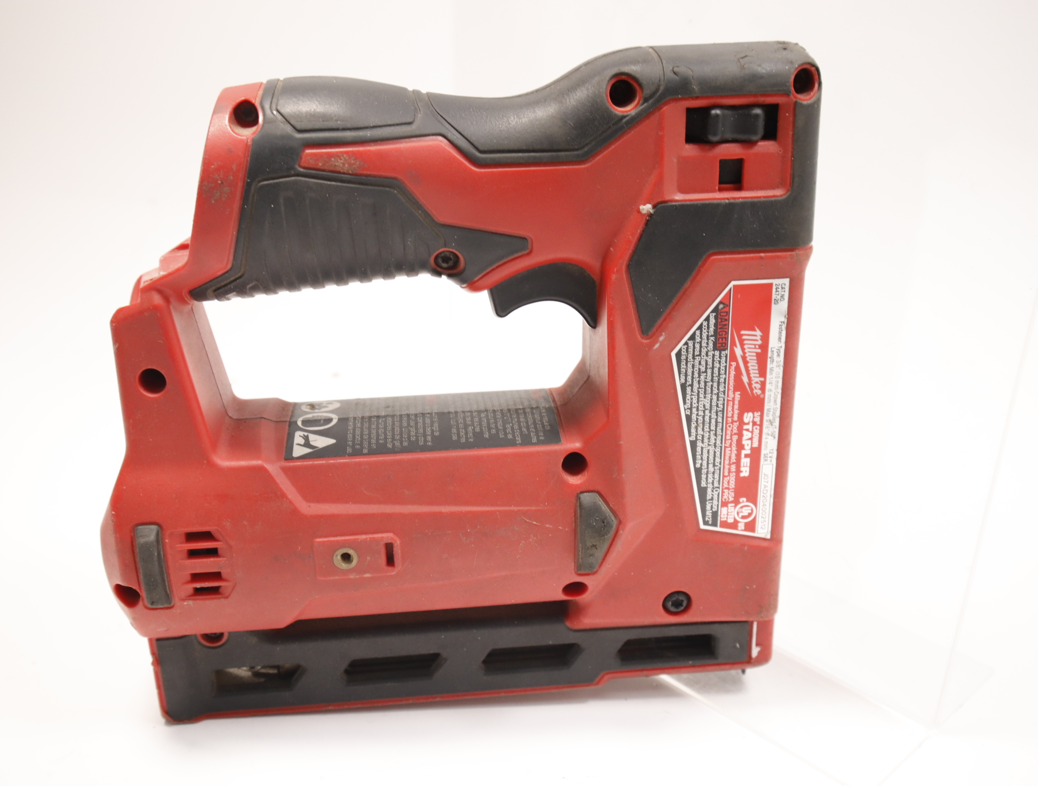 Milwaukee 2447-20 12V Cordless 3/8" Crown Stapler Tool Only