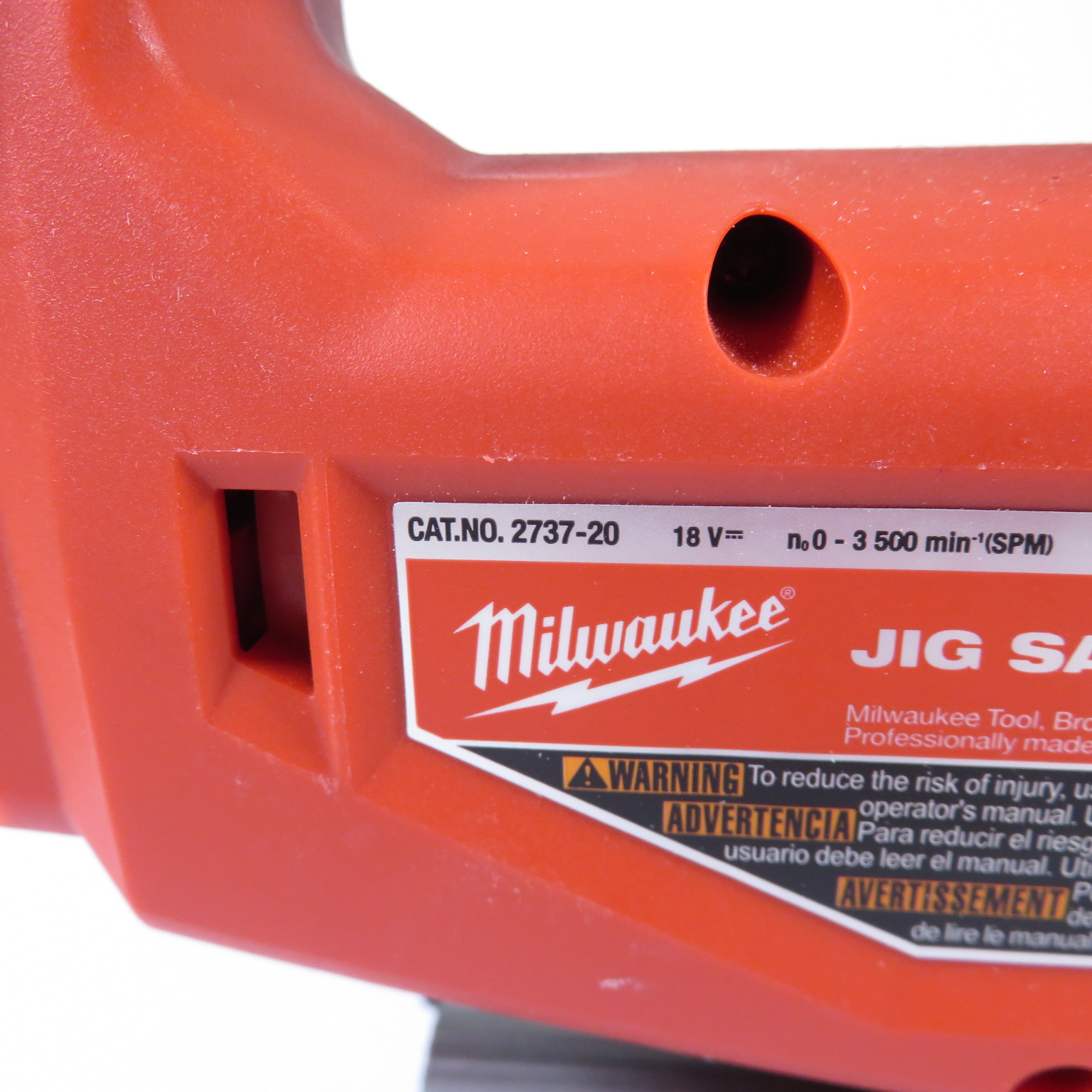 Milwaukee 2737-20 M18 FUEL 18-Volt Lithium-Ion Brushless Cordless Jig Saw