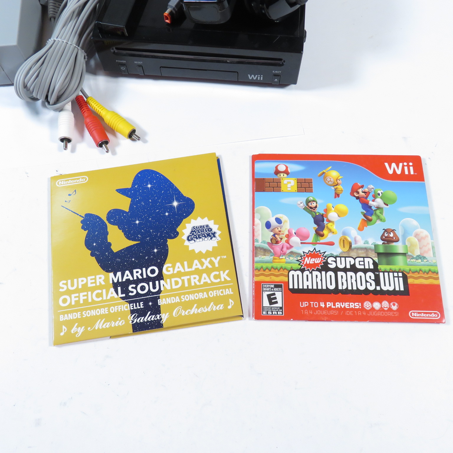 Nintendo Wii RVL-101 512MB Black Body Home Video Gaming Console