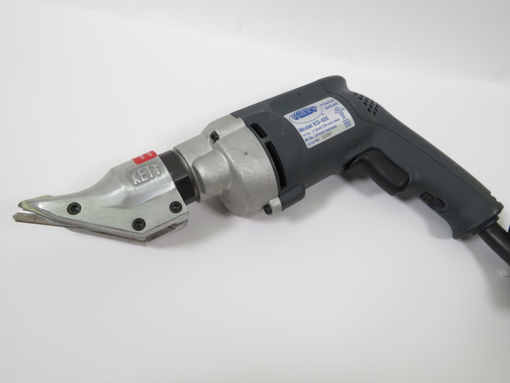 KETT KD-400 18-Gauge Double Cut Power Shear