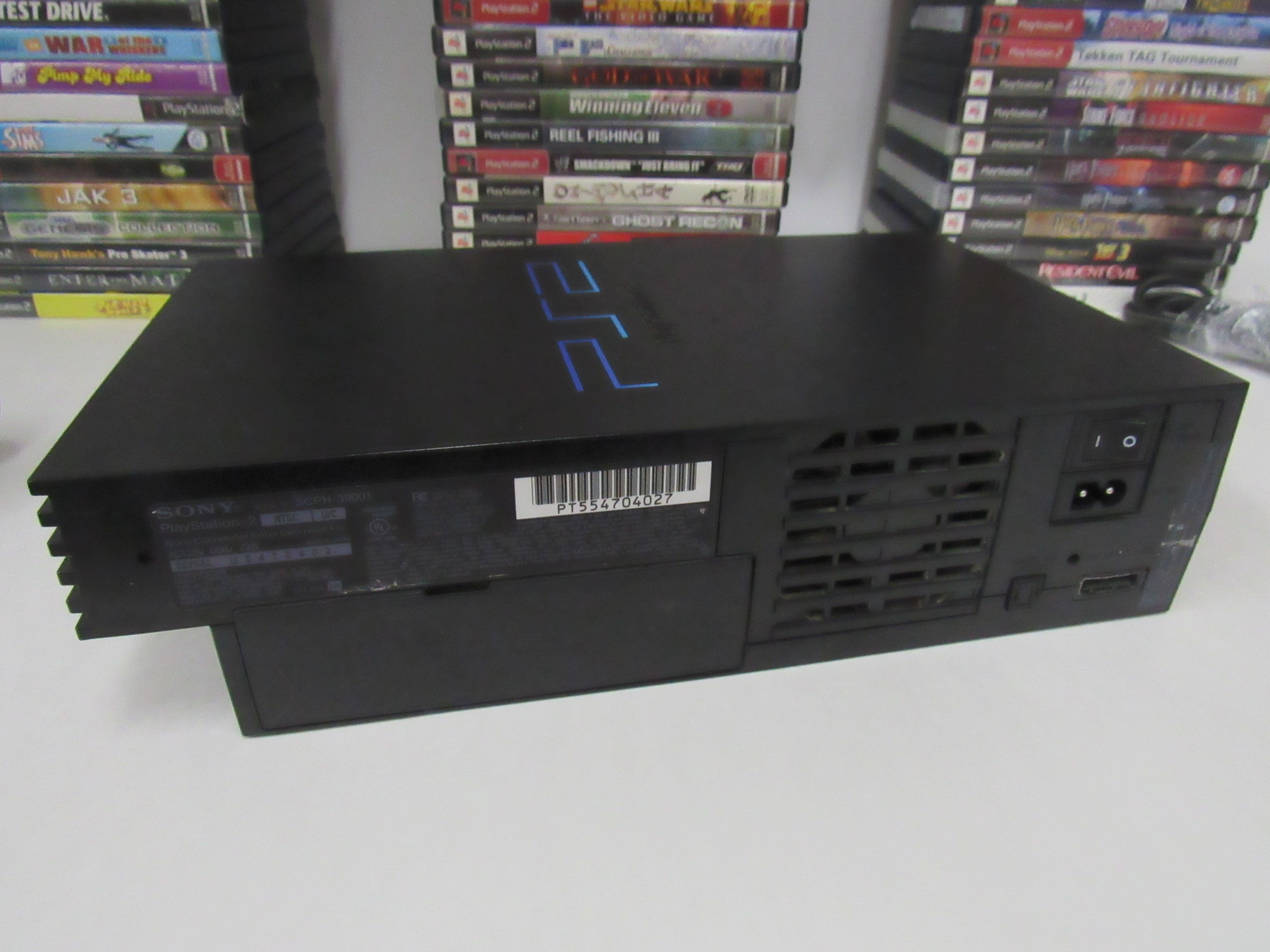 Sony PlayStation 2 SCPH-39001 Video Game Console 103 Game Discs Bundle