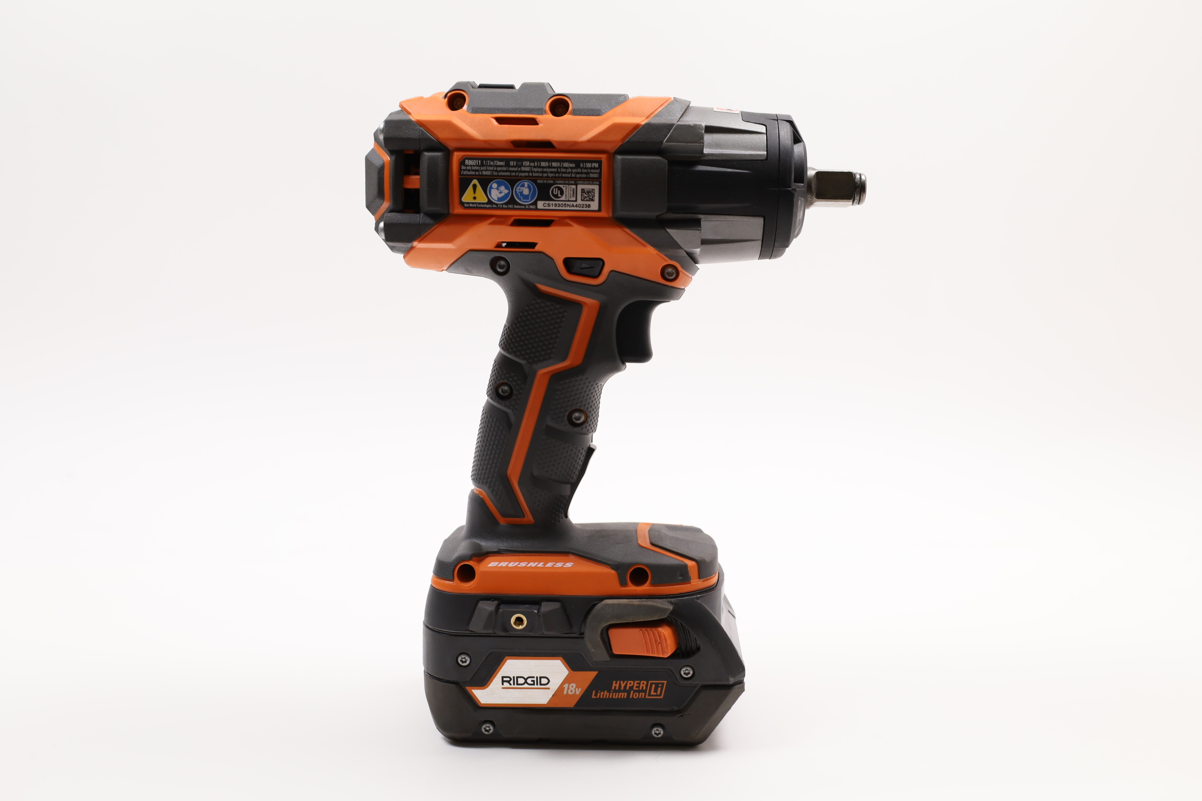 Ridgid R86011 18V Brushless 1 2 Cordless Impact Wrench