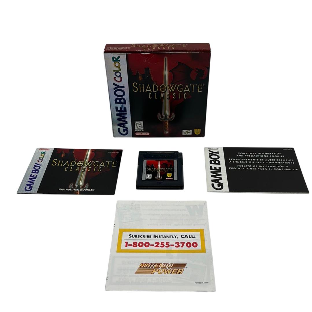 Nintendo Game Boy Color Shadowgate Classic Video Game Cartridge 6578