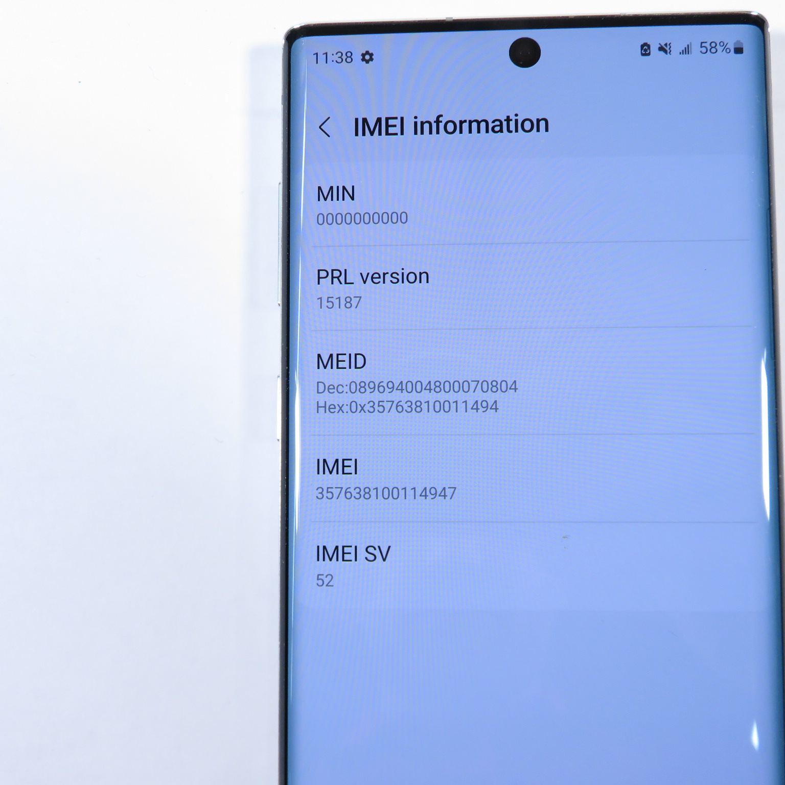 Samsung Galaxy Note10 SM-N970U GSM+CDMA / 4G LTE 256GB Storage Smartphone 1542