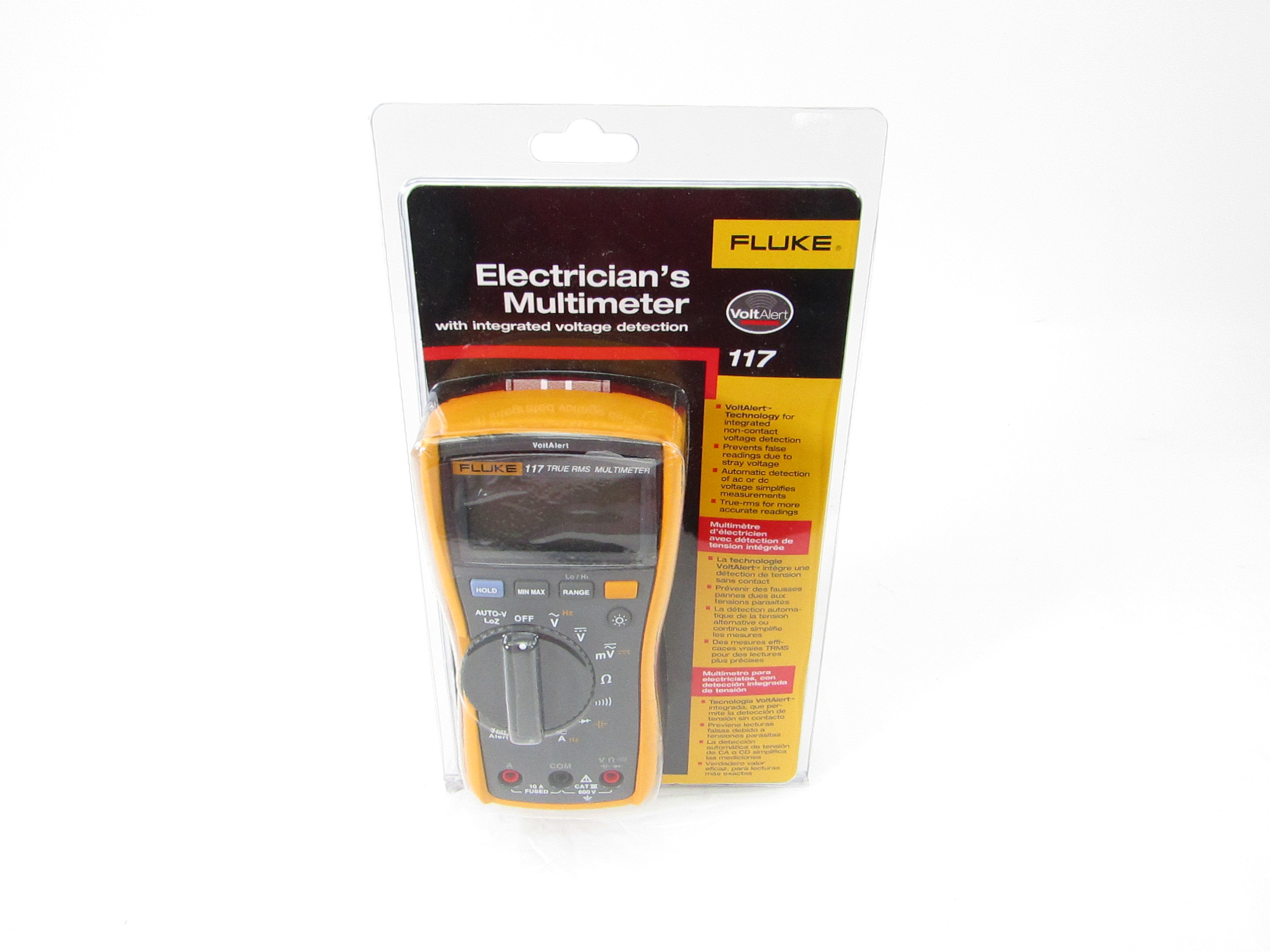 Fluke 117 True RMS AC/DC Non-Contact Voltage Electrician's Multimeter