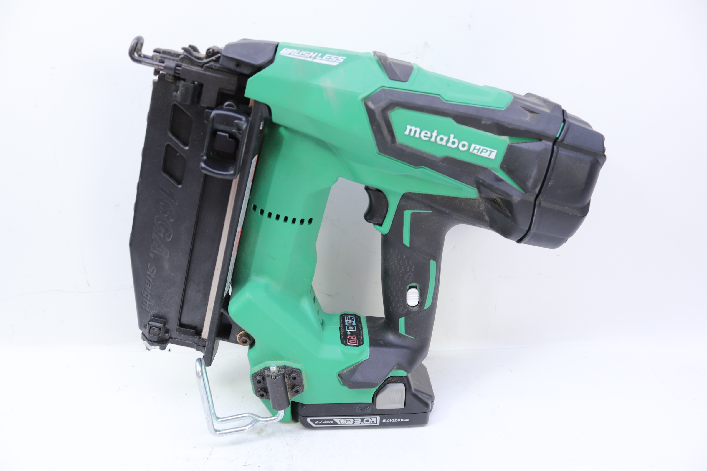 Metabo HPT NT1865DMS 18V 16 Gauge Lithium Ion Cordless Brushless Finish ...