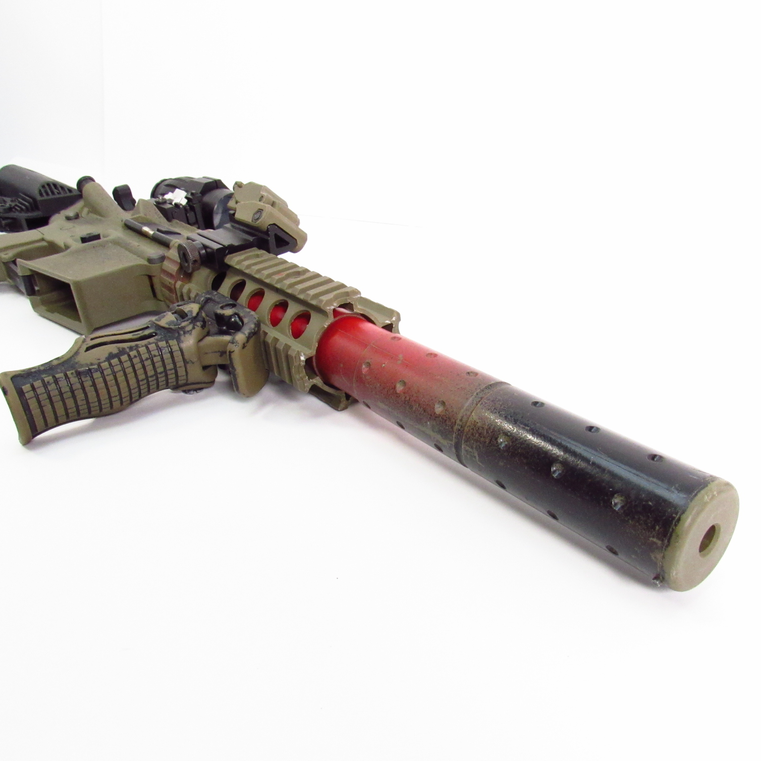 Lancer Tactical 6mm Cal BB Gun Green Airsoft Rifle - Local Pick-Up Only