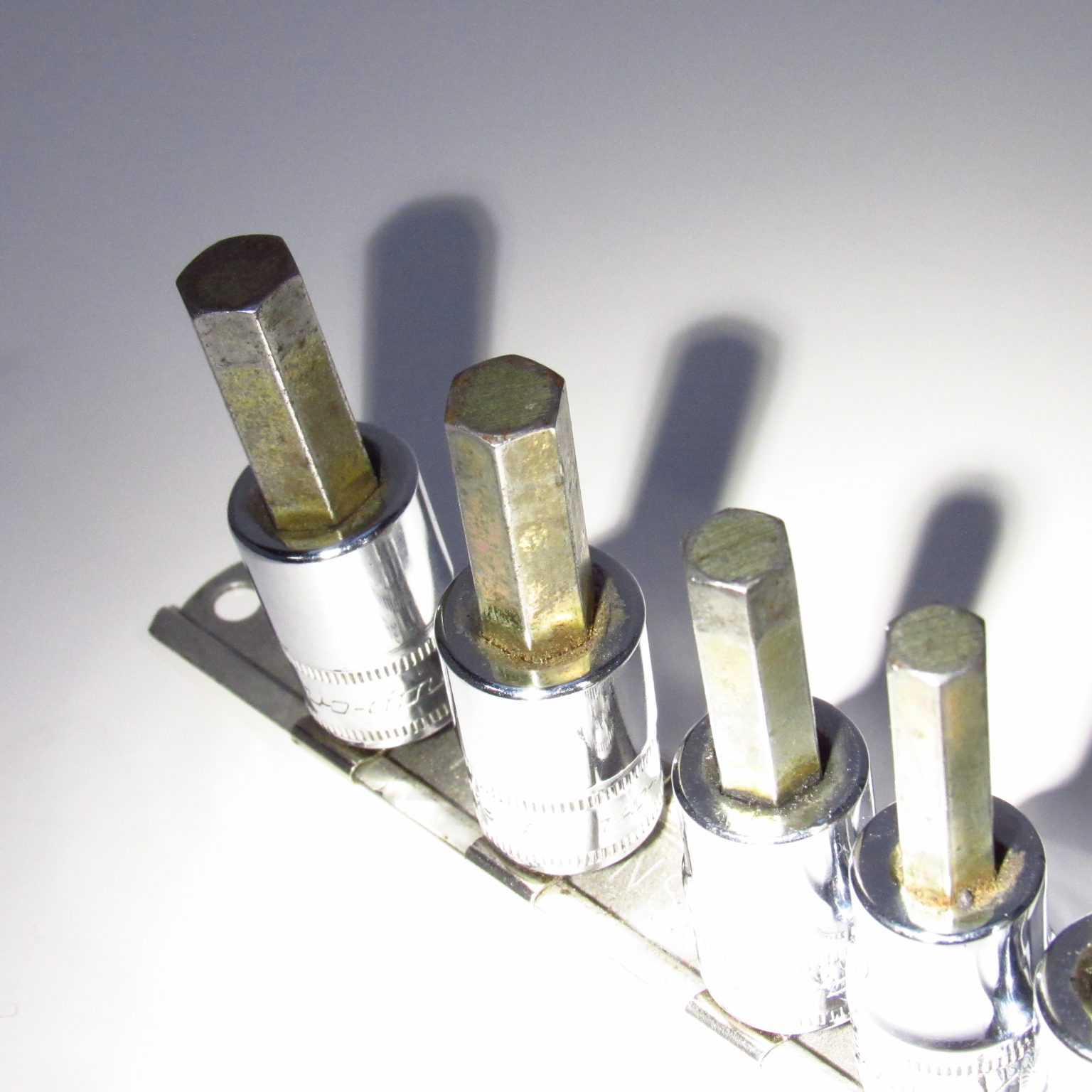 Snap-on Tools 207EFAMY 7-Piece 3/8'' Drive Metric 4-10mm Hex Bit Socket Set