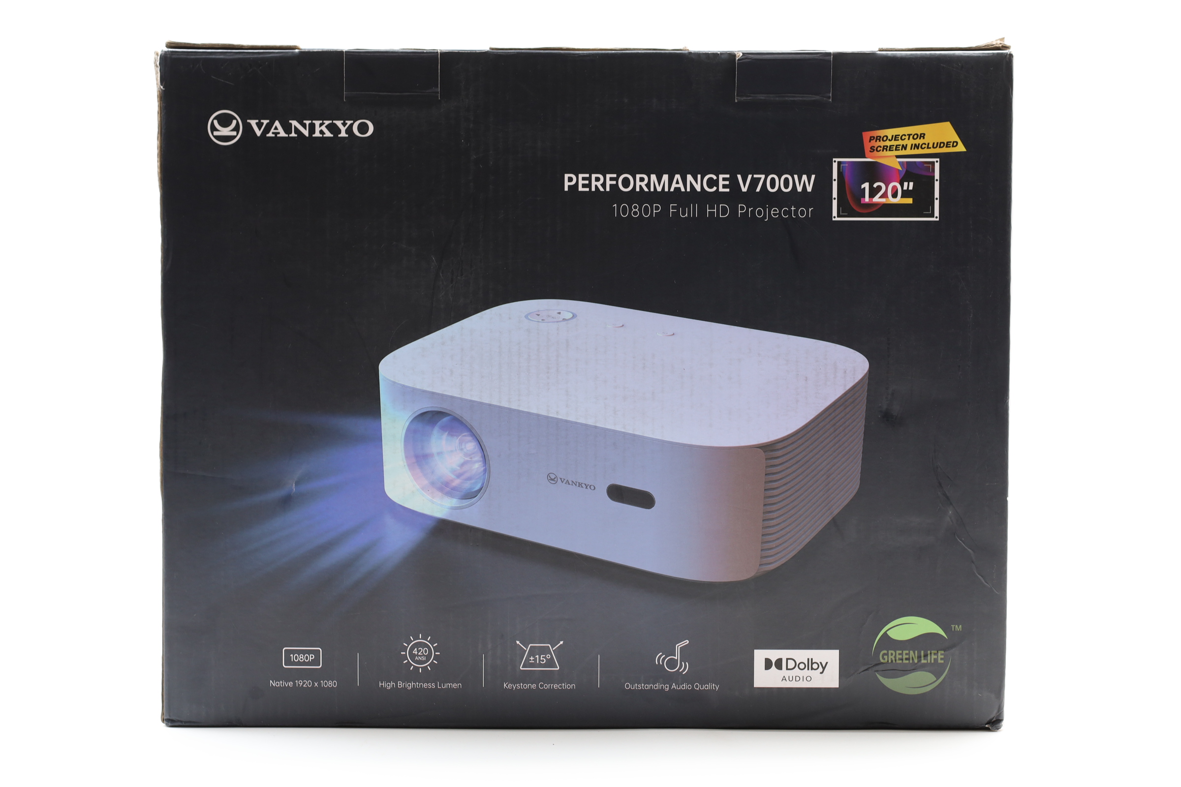 Vankyo Performance V700W 1080P Full HD 420 ANSI Lumen Bluetooth Projector