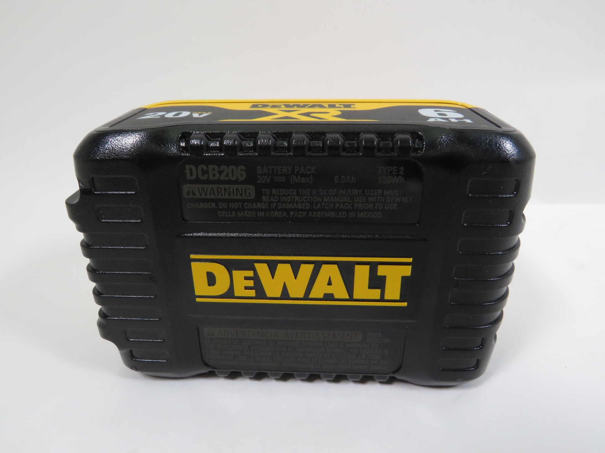 DeWalt DCB206 XR 20V MAX 6AH Battery--