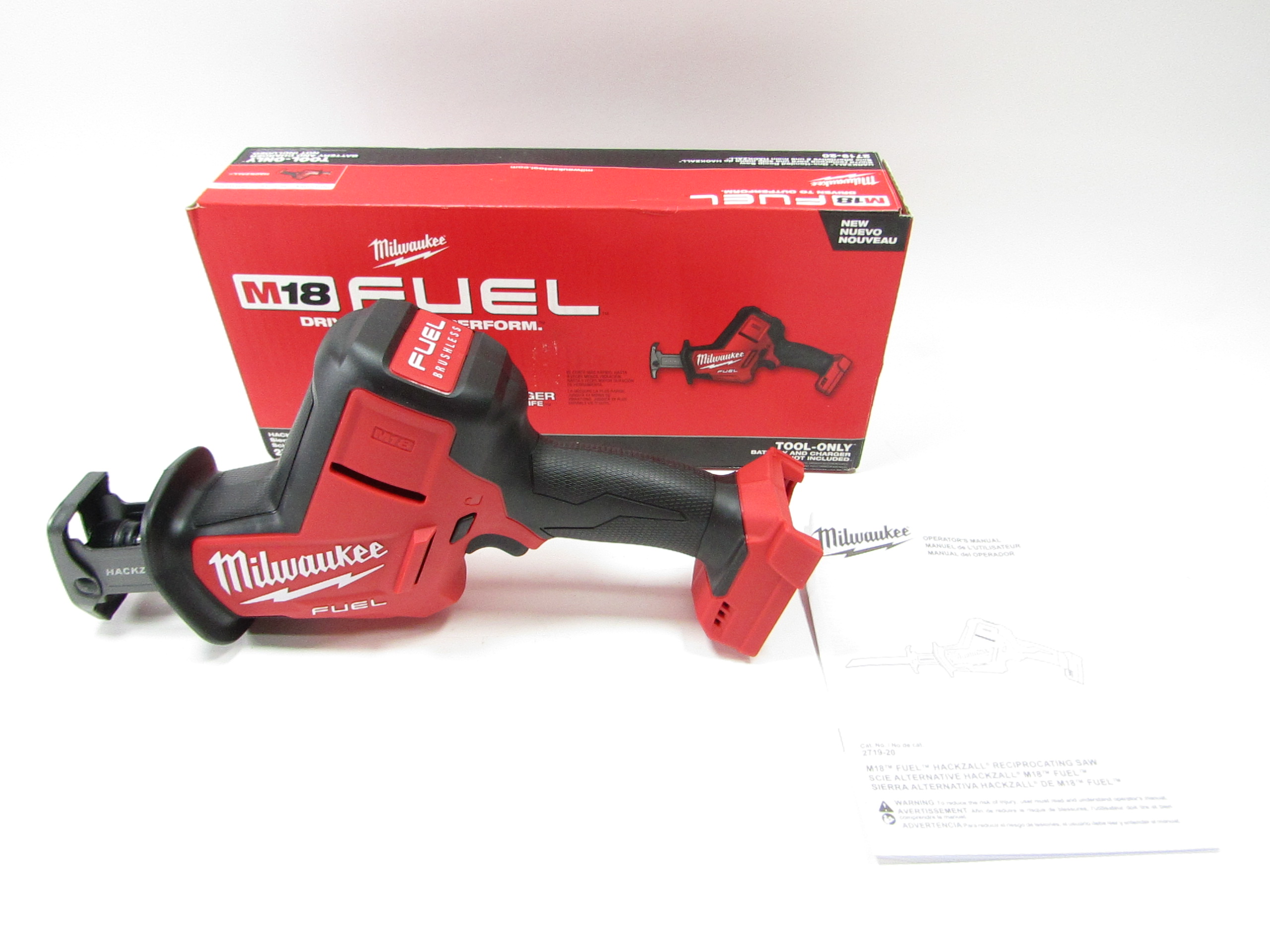 Milwaukee 2719-20 M18 Brushless Cordless Reciprocating Saw 7952