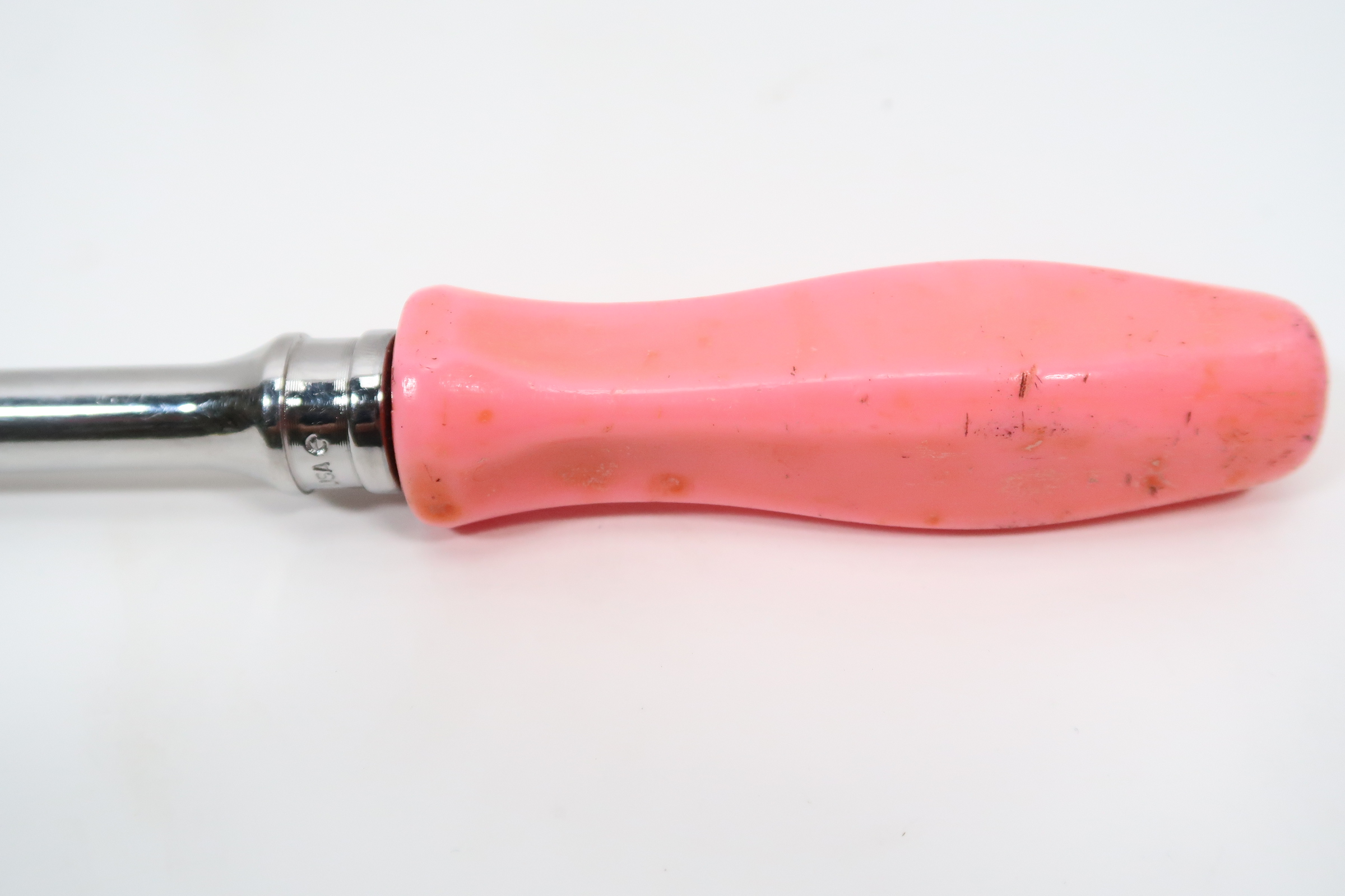 Snap On FHLD80 3/8" Drive Hard Grip Long Handle Ratchet - Pink