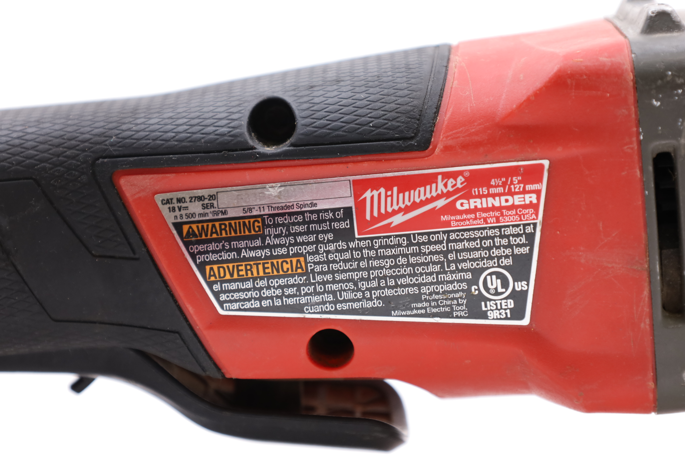 Milwaukee 2780-20 M18 FUEL 18V Brushless 4-1/2 - 5" Cordless Grinder