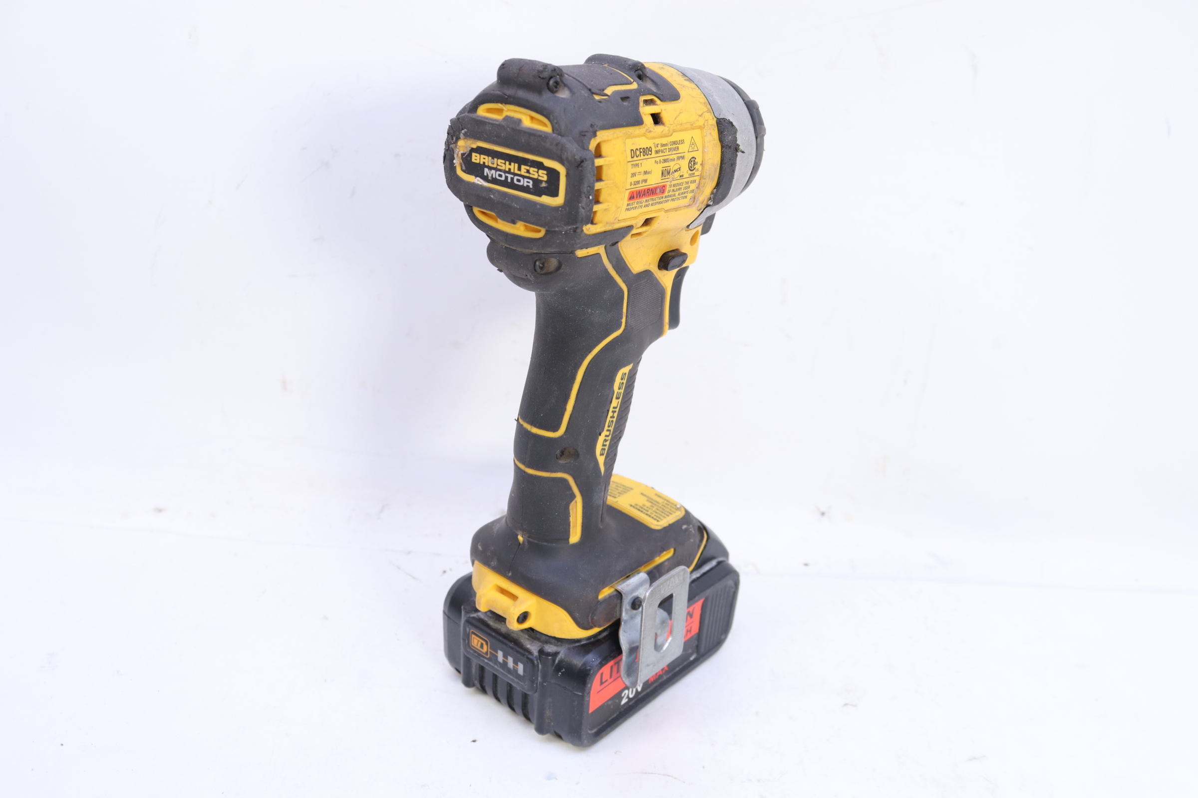 DeWalt DCF809 ATOMIC 20V MAX Brushless Compact 1/4" Cordless Impact ...