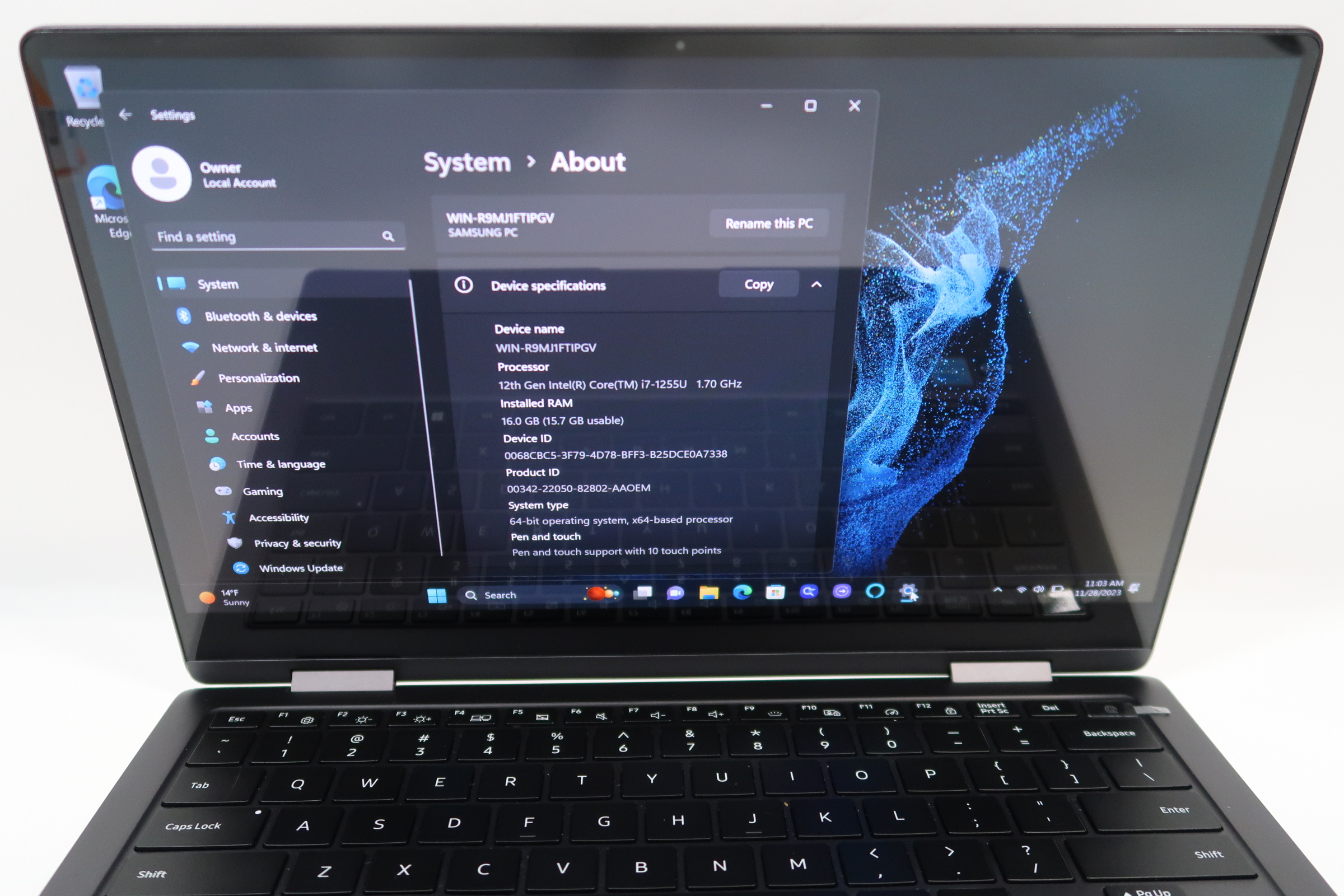 Samsung GalaxyBook 360 NP730QED Core i7-1255U@1.70GHz 16GB RAM 512GB ...
